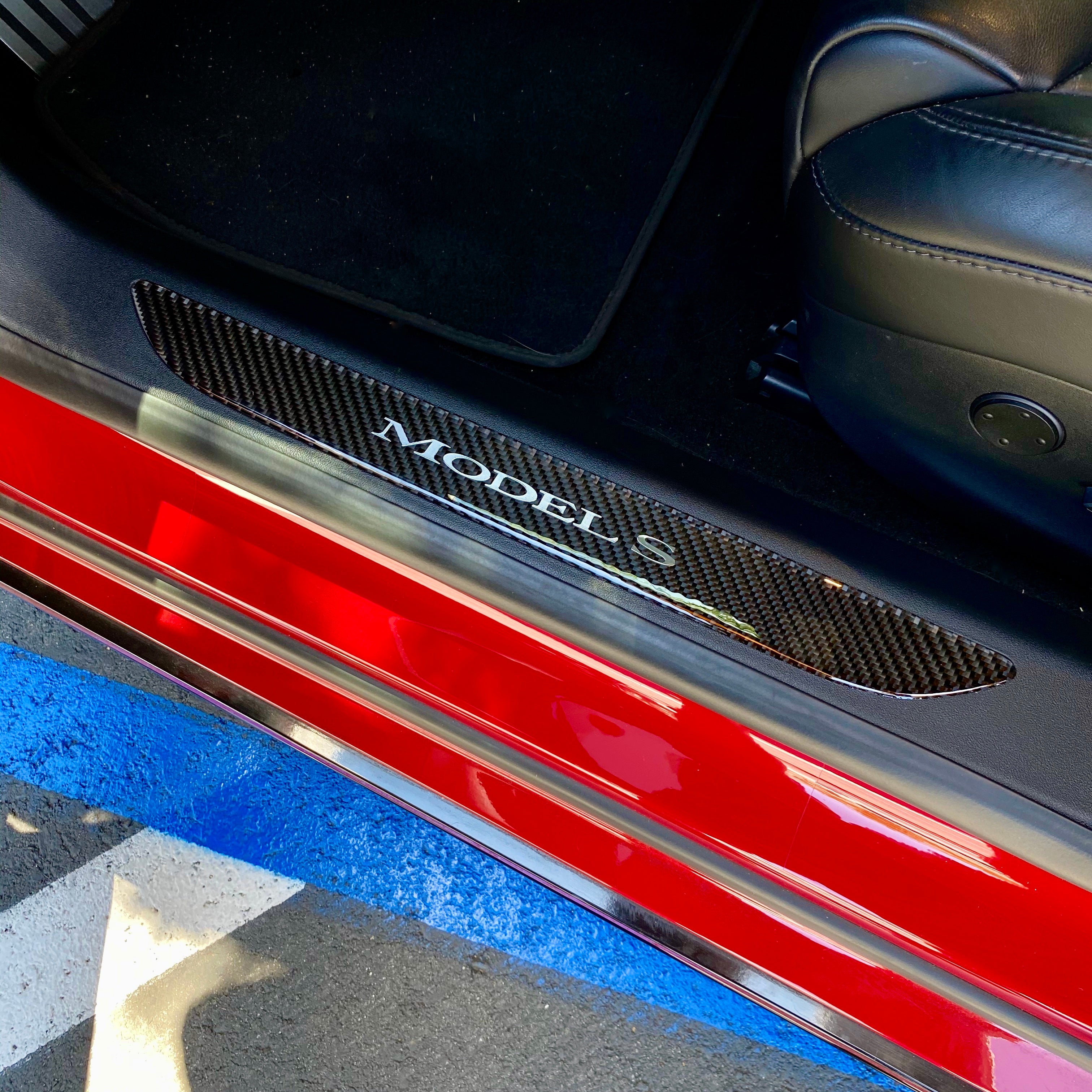 Tesla model s door sill plate store