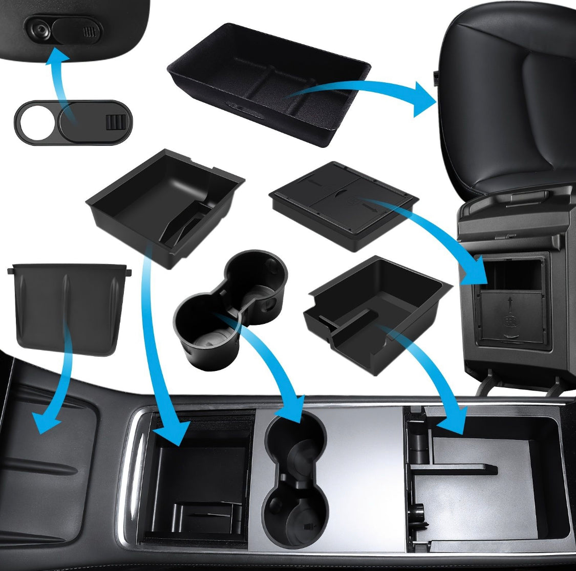 2020 - 2025 | Model Y Center Console Accessories – RPM TESLA ...