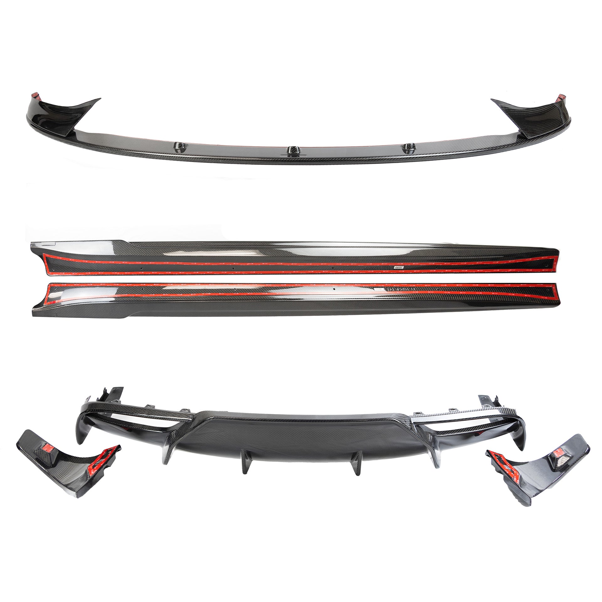 2024+ | Model 3 Absolute Full Body Kit - Real Molded Carbon Fiber (8 P ...