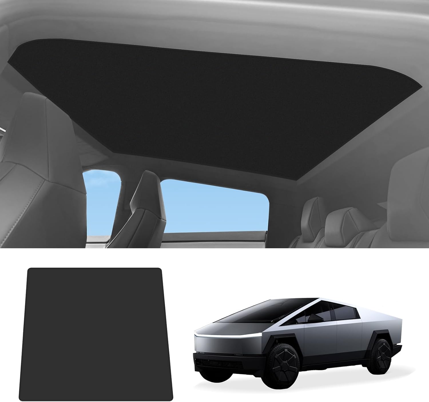 Cybertruck Sunroof Reflective Two-Layer Sunshade – RPM TESLA ...