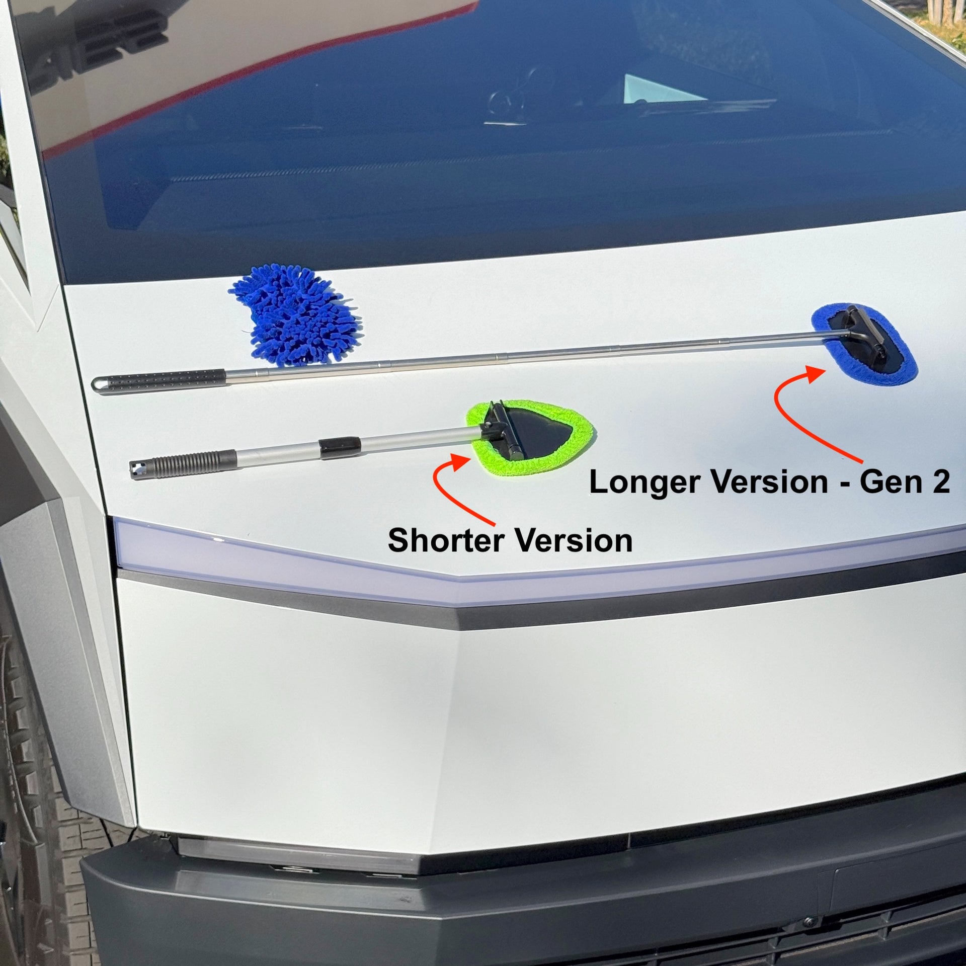 Cybertruck Windshield Microfiber Dust Cleaning Brush Squeegee Cleaner ...
