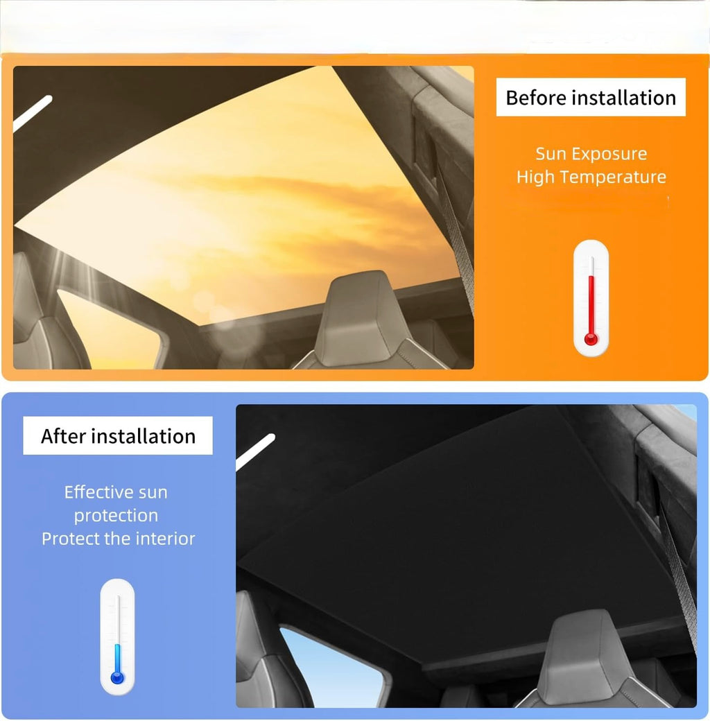 Cybertruck Sunroof Reflective Two-Layer Sunshade – RPM TESLA ...