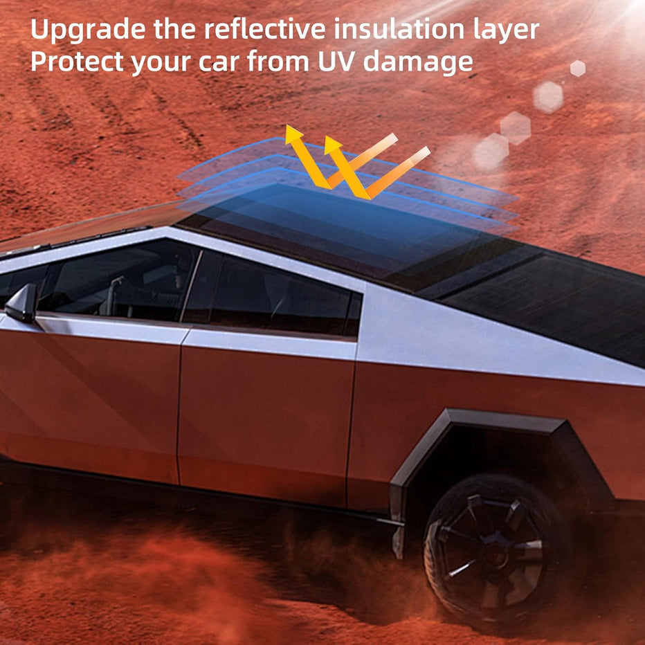 Cybertruck Sunroof Reflective Two-Layer Sunshade – RPM TESLA ...