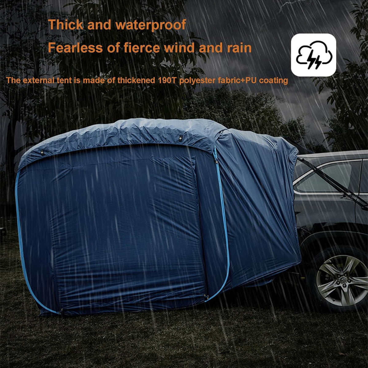 Model S3XY & CT Tesla Camping Tent - Blue – RPM TESLA Aftermarket ...