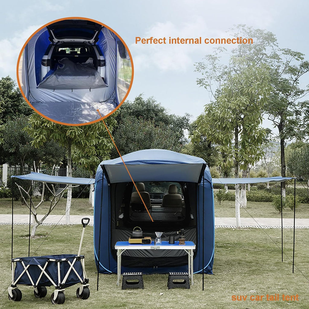 Model S3XY & CT Tesla Camping Tent - Blue – RPM TESLA Aftermarket ...