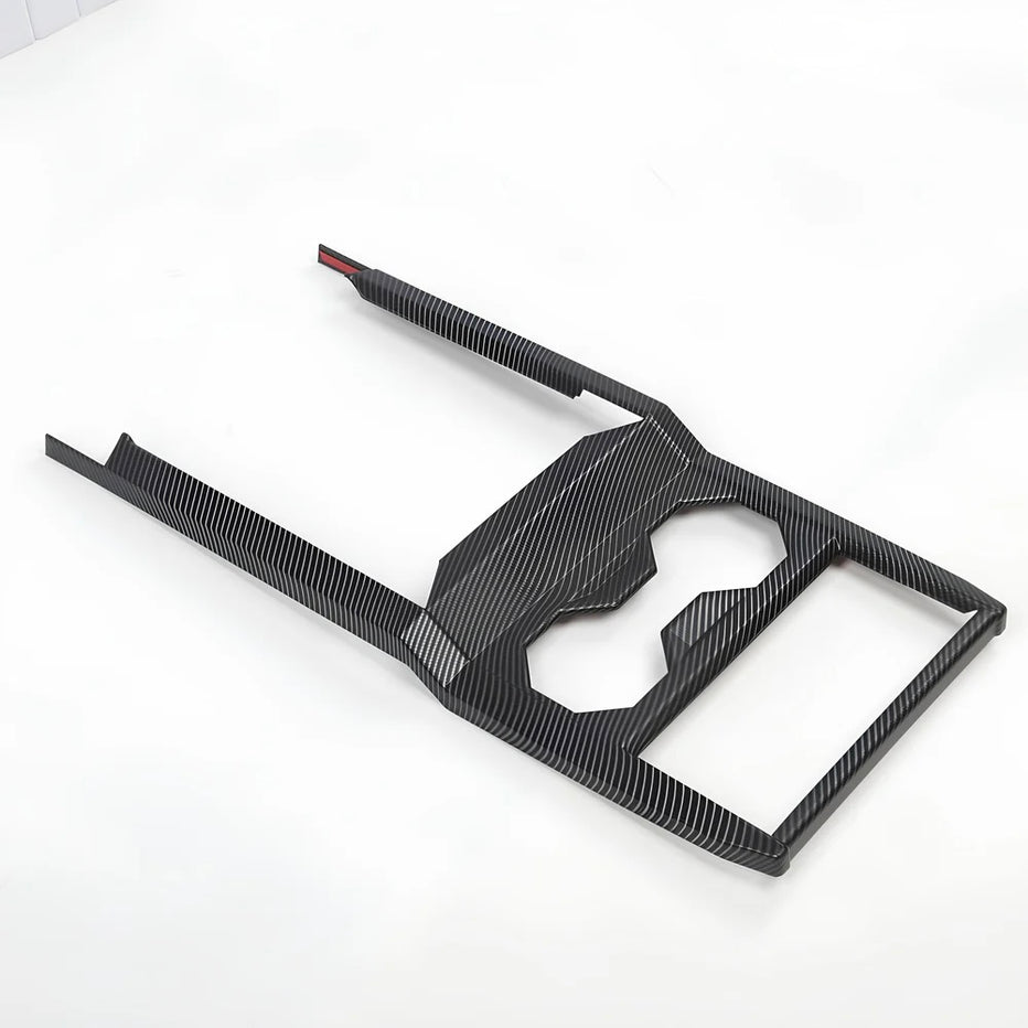 Cybertruck Center Console Overlay – Hydro Carbon Fiber ABS Plastic ...