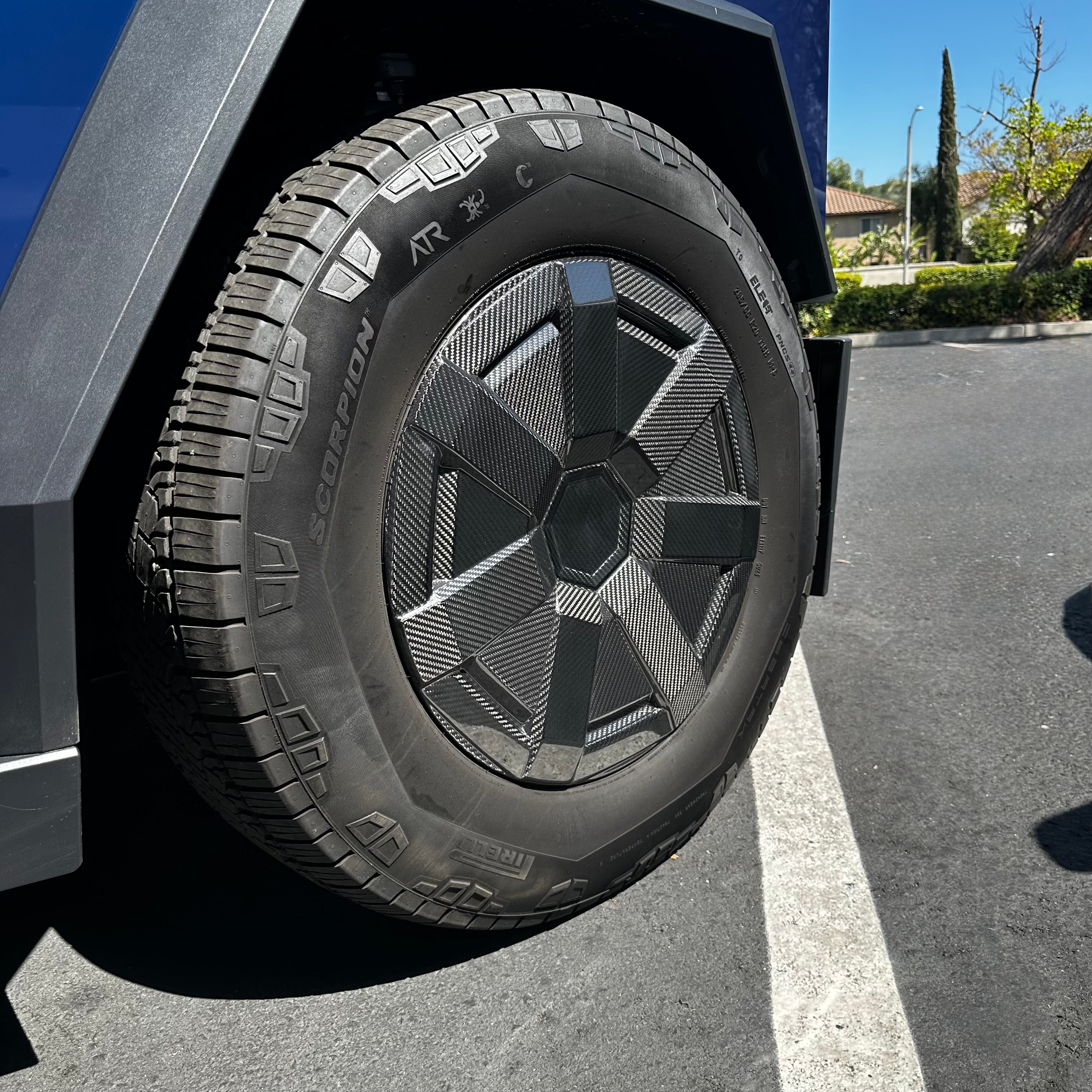 Cybertruck Carbon Fiber All-Season Wheel Cap Replacement – RPM TESLA ...