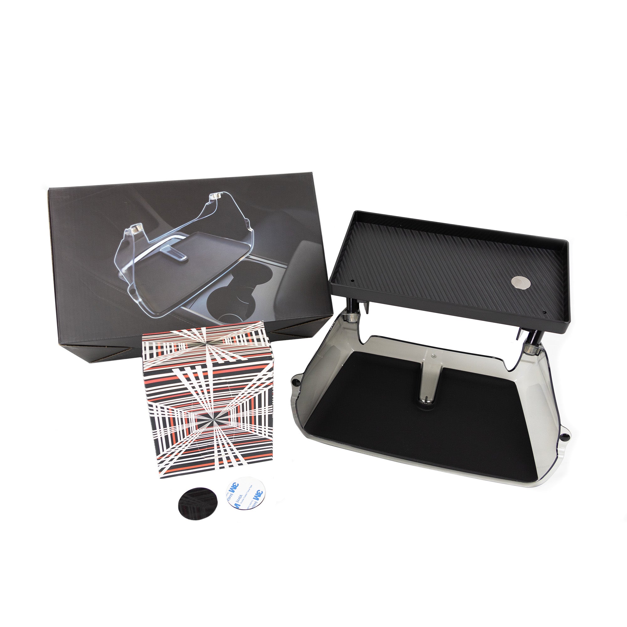 Model 3 & Y Display Mount Dual Organizing Shelves & Tissue Box – RPM ...