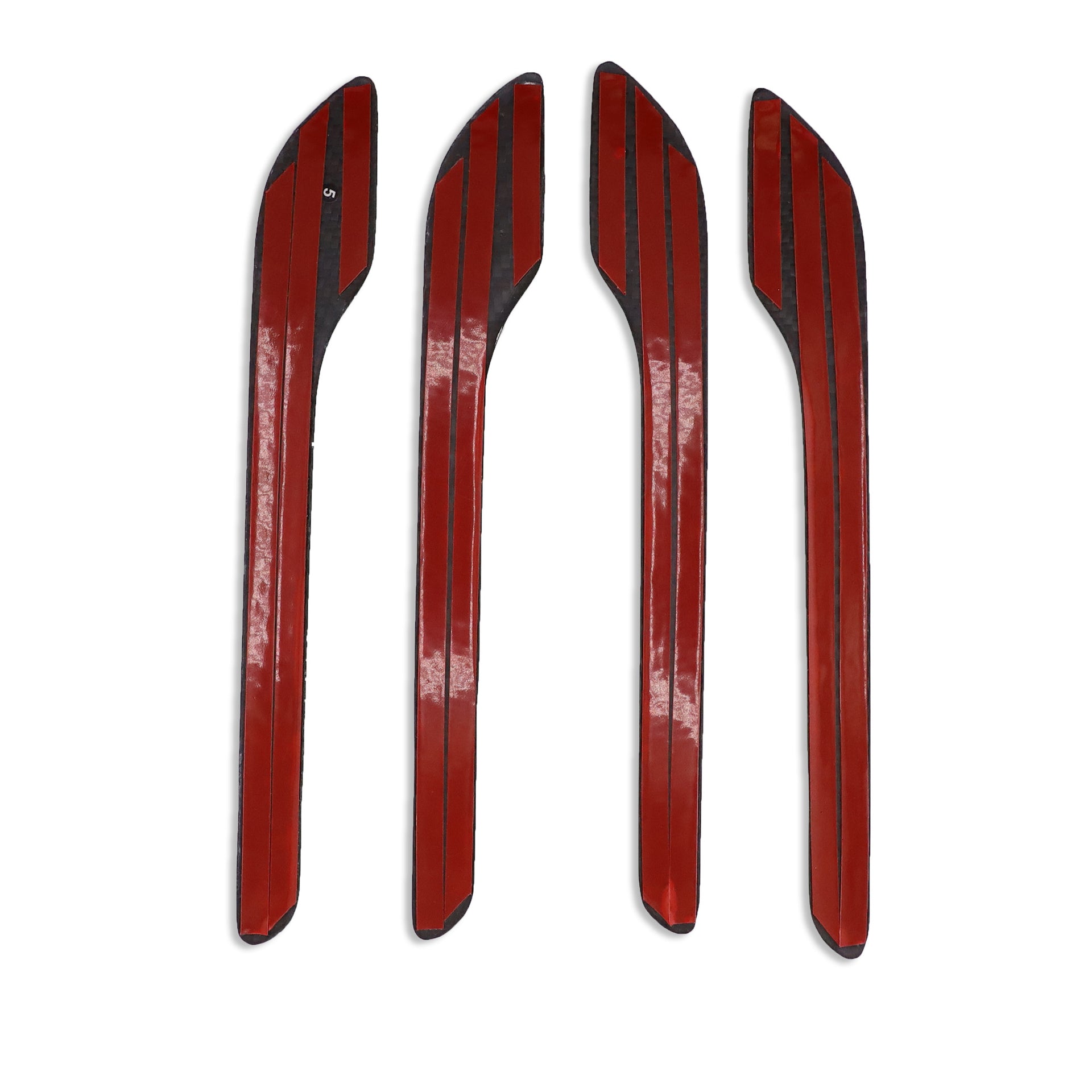 2017+ | Model 3 & Y Door Handle Overlays (4 Pieces) - Real Dry Molded ...