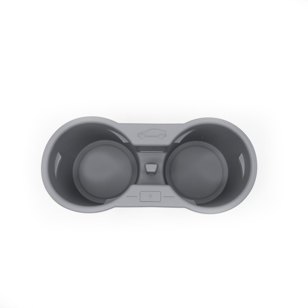 2021-2023 Model 3 & Y Dual Cup Holder Super Soft Liner (Gen. 2) - Blac ...