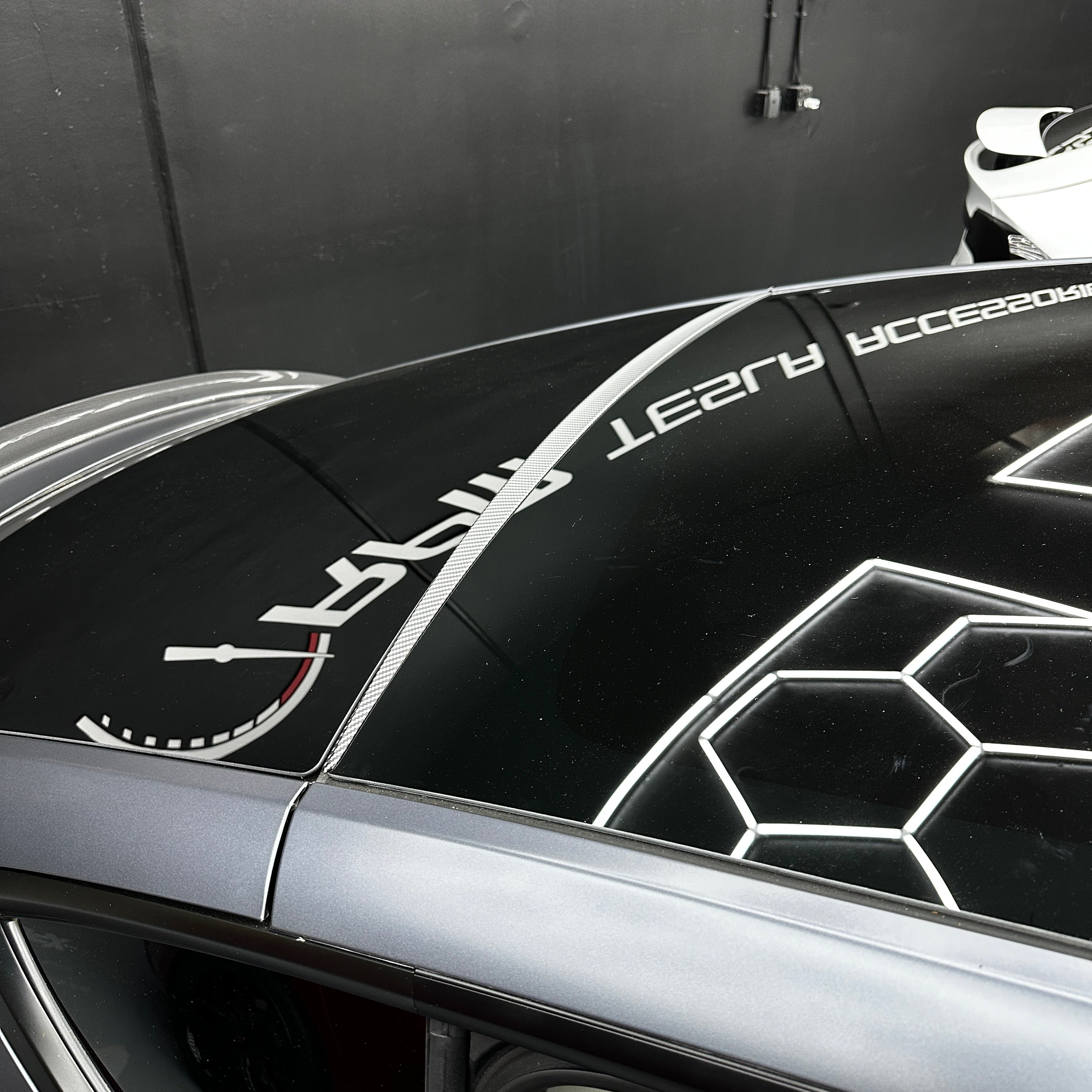 2020+ | Model Y Trunk Rain Deflector - Hydro Carbon Fiber Coated – RPM ...