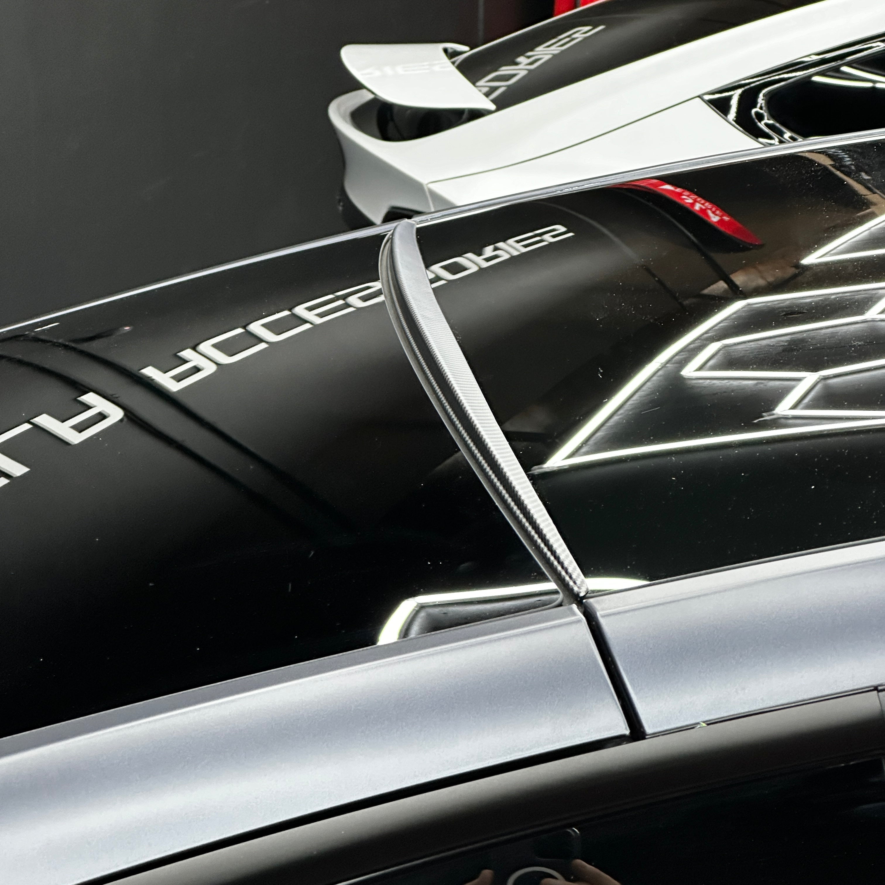 2020+ | Model Y Trunk Rain Deflector - Hydro Carbon Fiber Coated – RPM ...