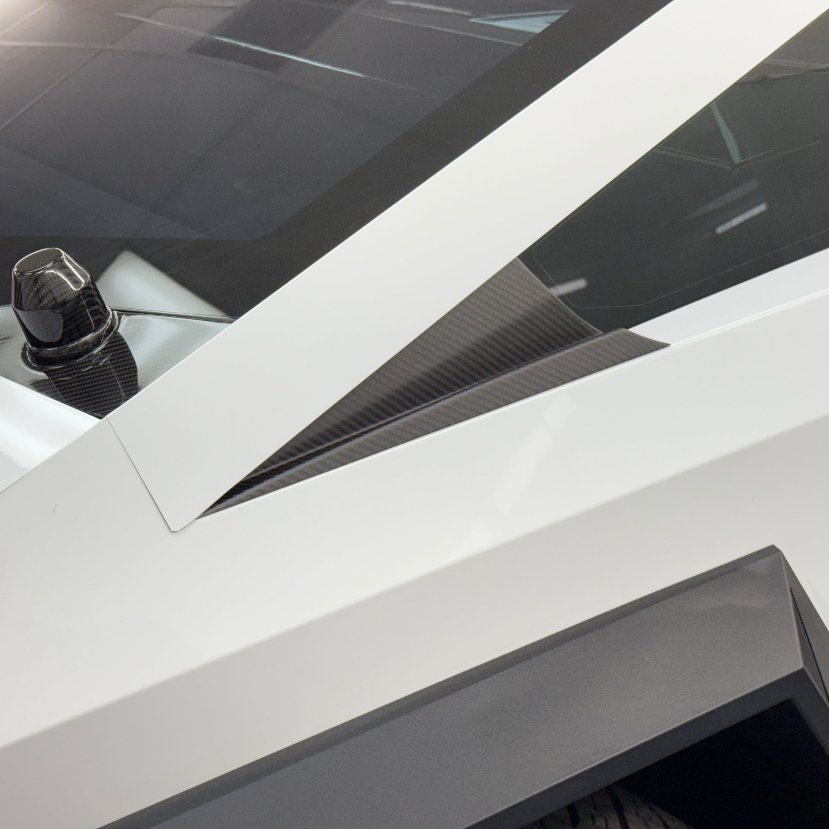 Cybertruck Front Corner Window Overlays - Real Carbon Fiber – RPM TESLA ...