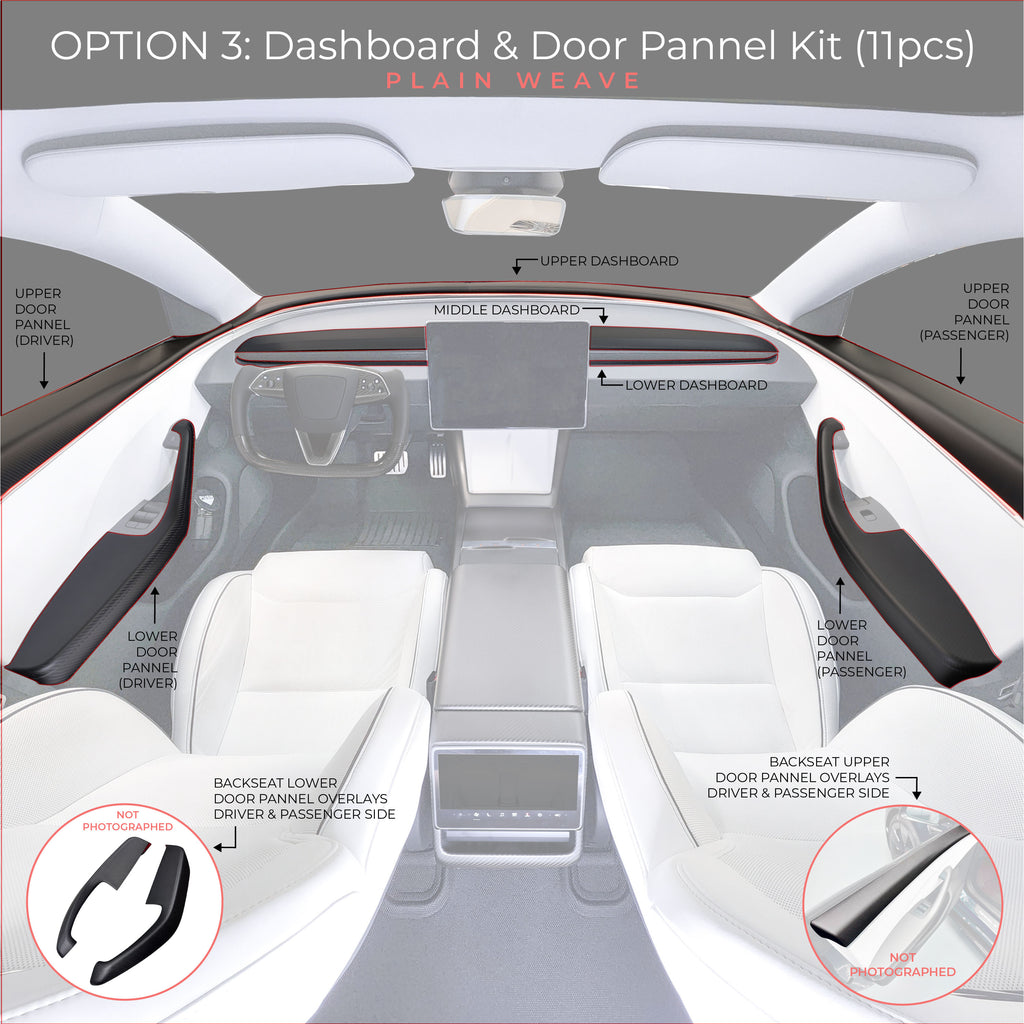 2024+ | Model 3 Highland Refreshed "Plain Weave" (Performance Look) Fu ...
