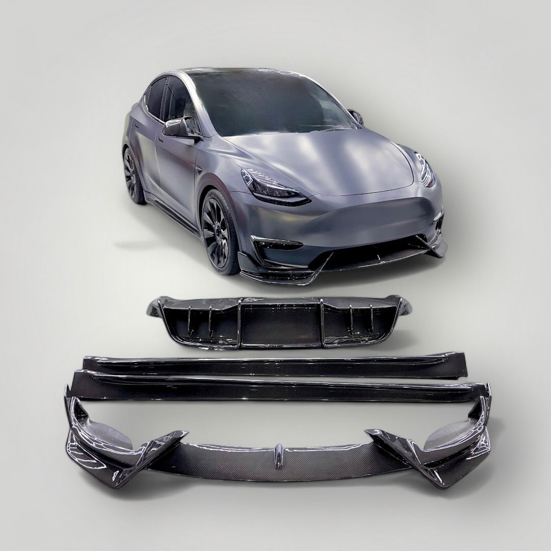 2020-2024 | Model Y Colossal Full Body Kit - Real Dry Molded Carbon Fi ...