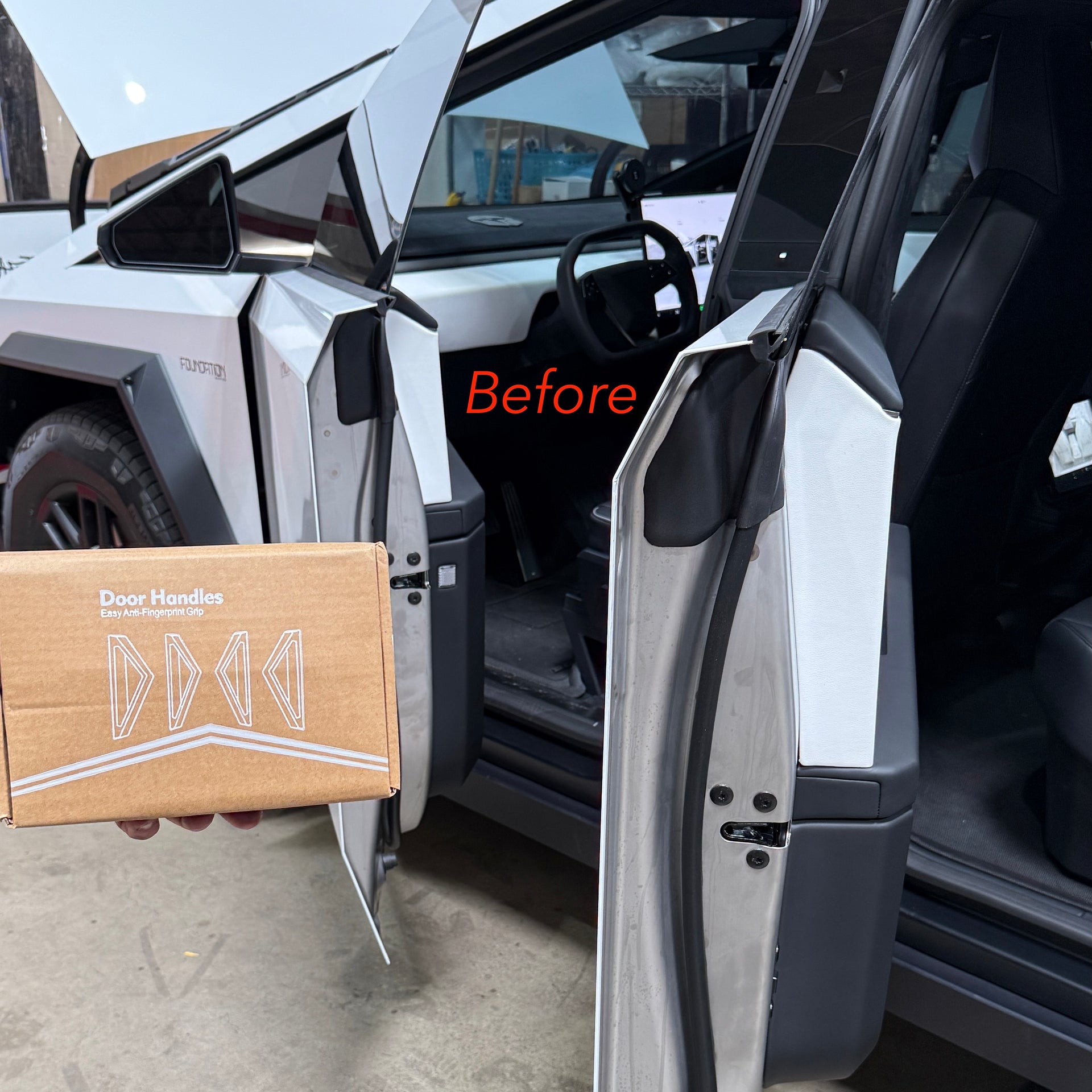 Cybertruck Inside Door Handles - Molded ABS Plastic (Set of 4) Free US ...