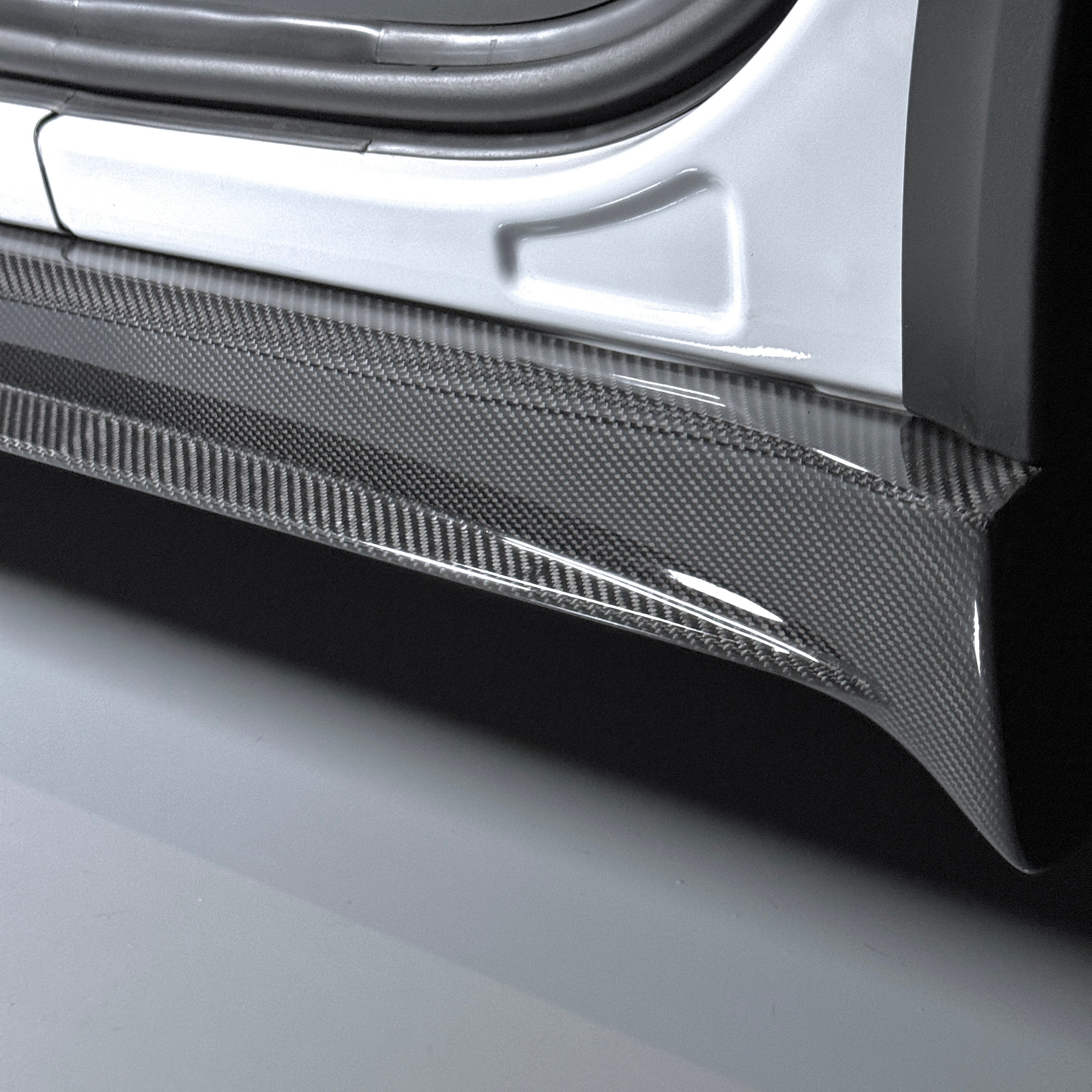 2016+ | Model X Colossal Side Skirt Overlays (1 Pair) - Real Dry Molde ...