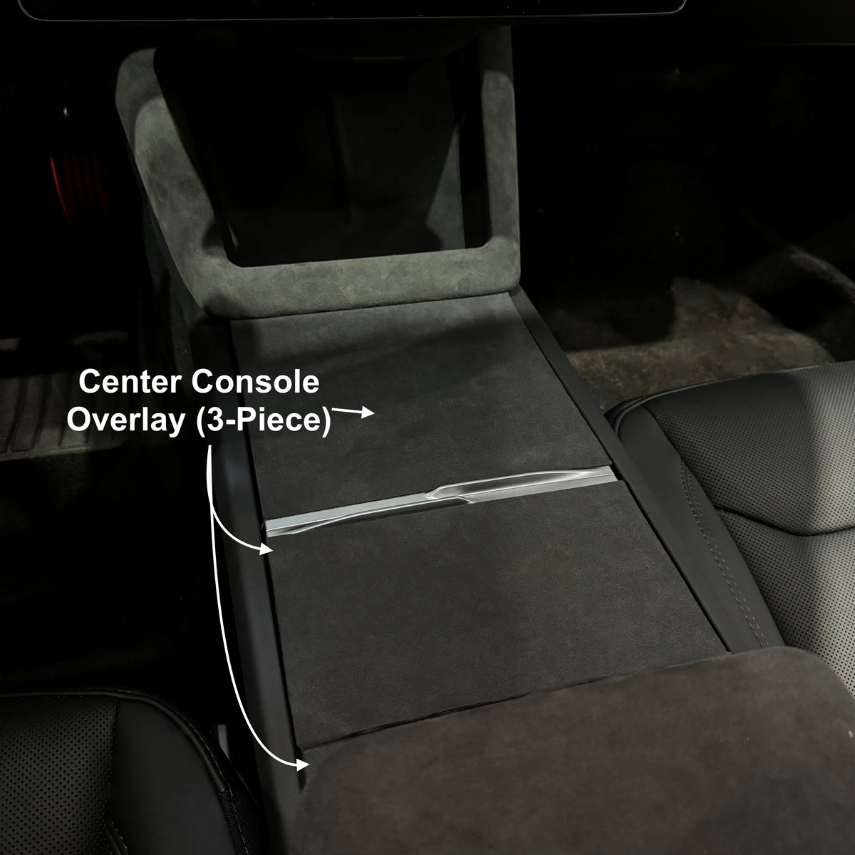 2026+ | Model Y Juniper Refreshed Alcantara Center Console Decal Overl ...