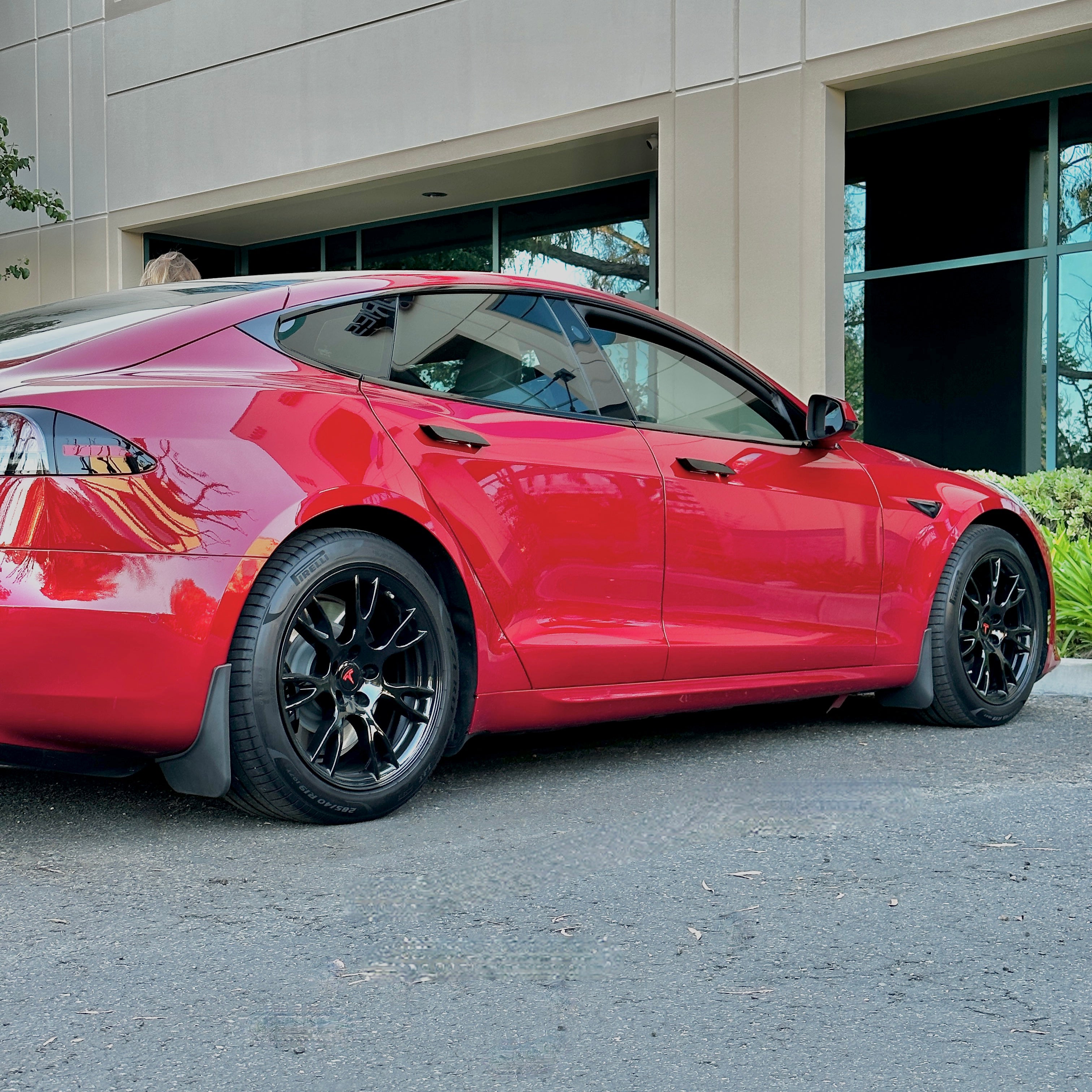 2021+ | Model S Plaid & Long Range Mud Flaps - Screwless (Set of 4 ...