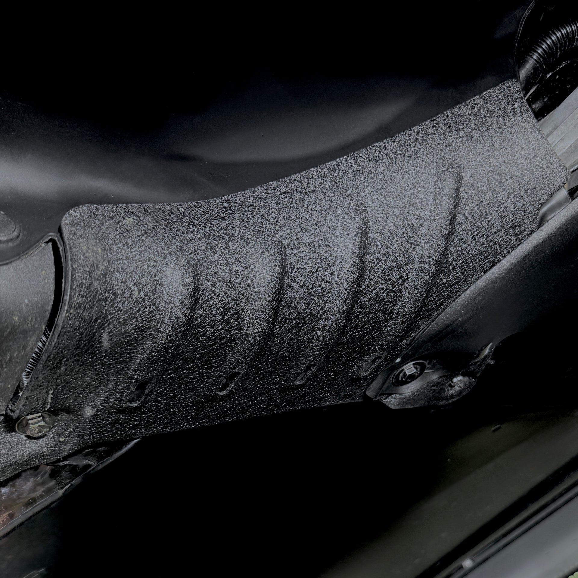 2017+ | Model 3 Coolant Line Skid Plate Protection Guards (Powder Coat ...