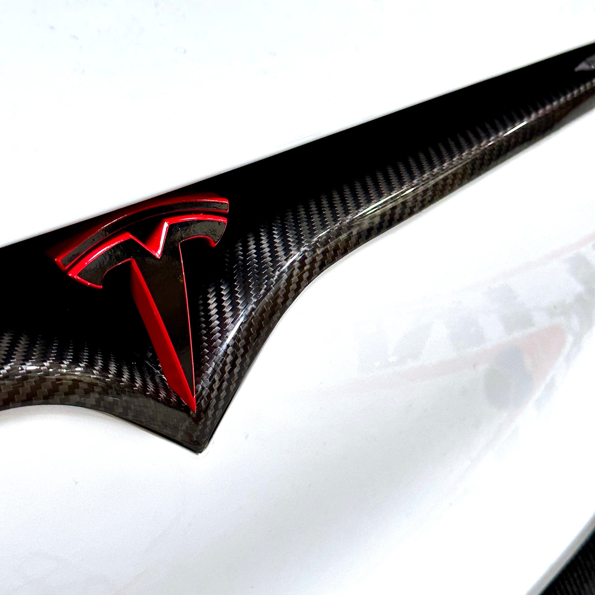 2021-2025 | Model S Refreshed Front End Inlay - Real Molded Carbon Fib ...