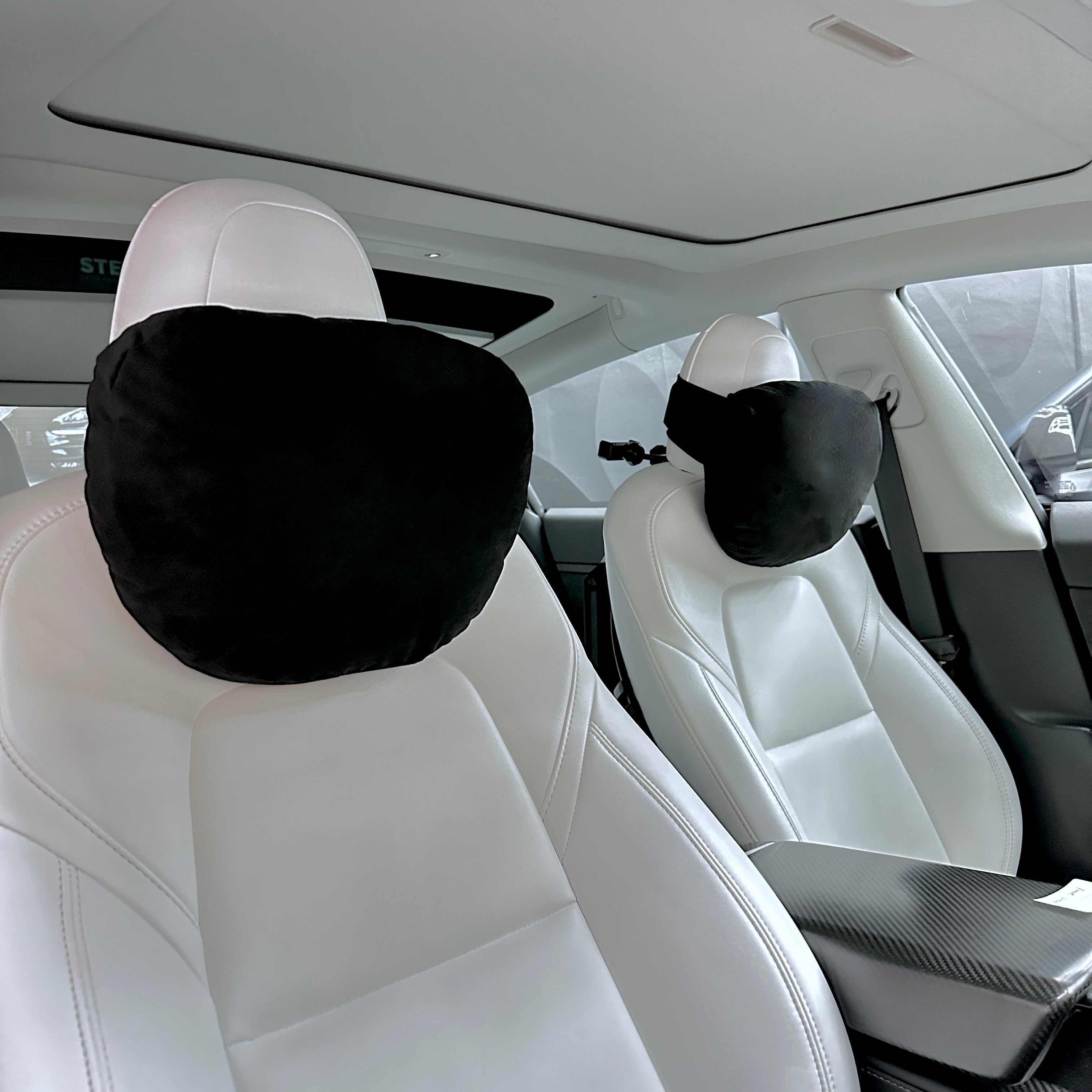 Model S3XY Ultra-Soft Alcantara Neck & Headrests Pillows Gen. 2 (1 Pai ...