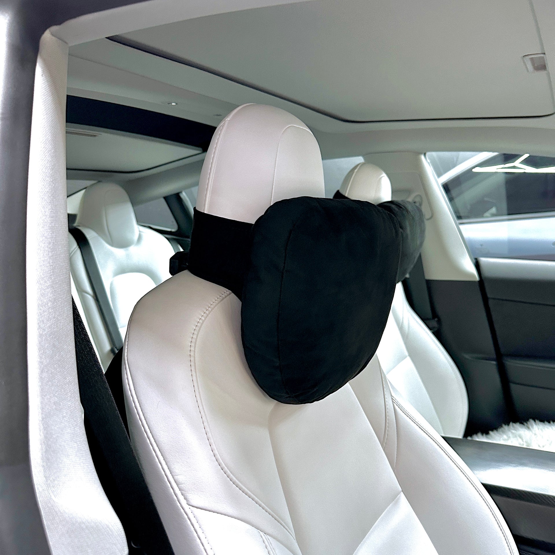Model S3XY Ultra-Soft Alcantara Neck & Headrests Pillows Gen. 2 (1 Pai ...