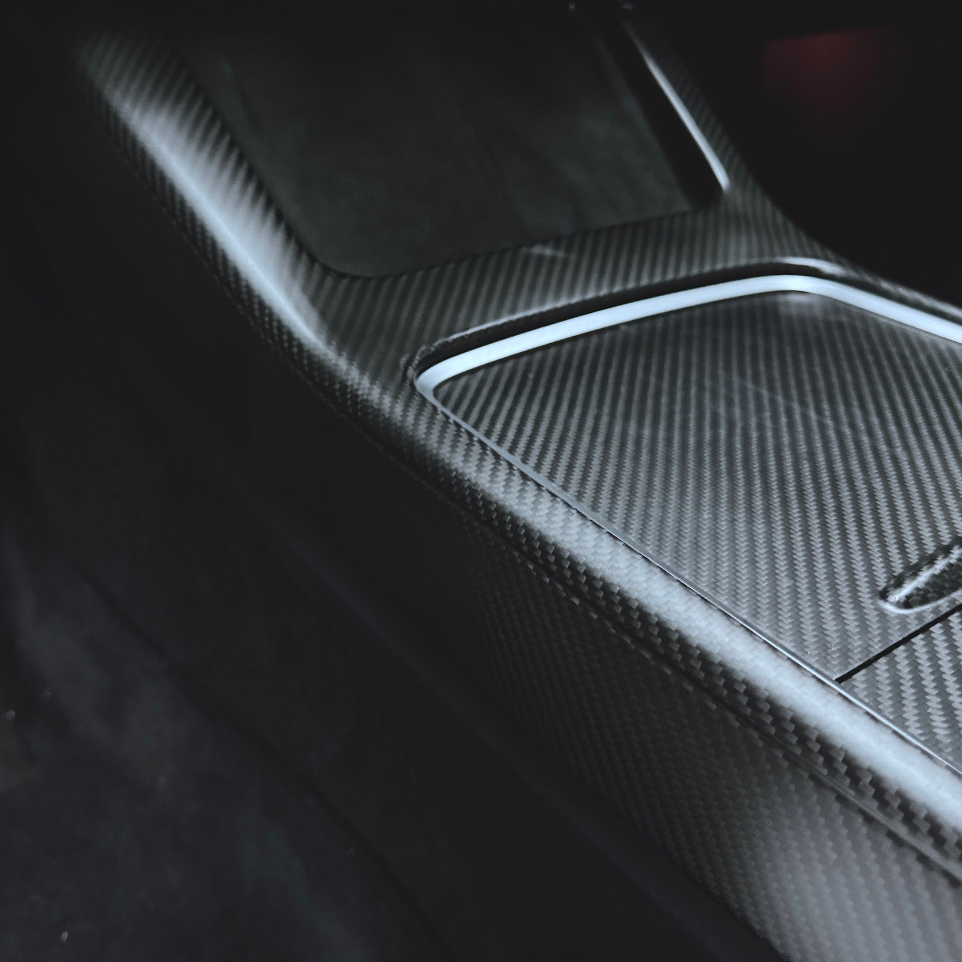 Model 3 & Y Center Console Top & Side Panel Overlays (Gen. 2) - Real D ...