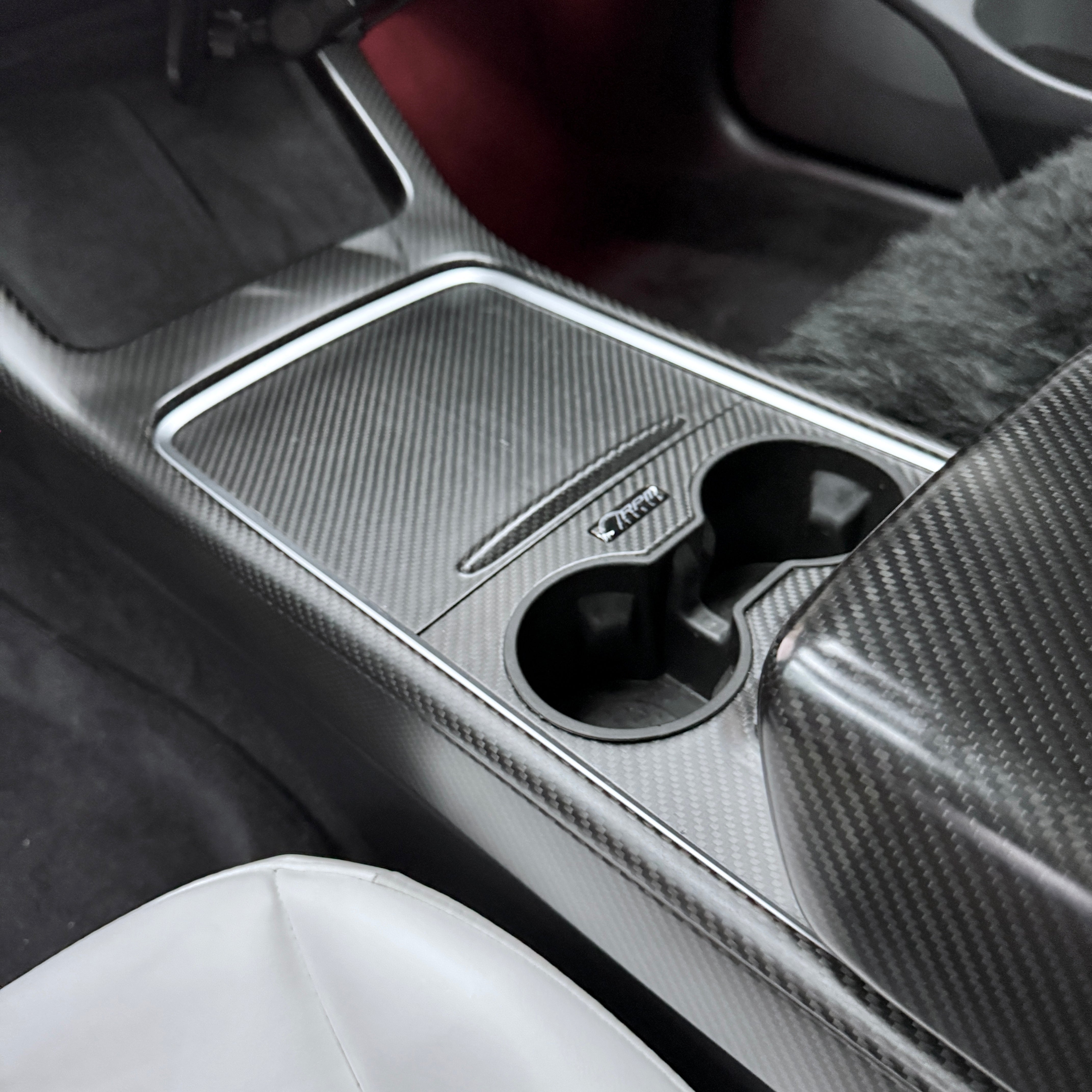 Model 3 & Y Center Console Top & Side Panel Overlays (Gen. 2) - Real D ...