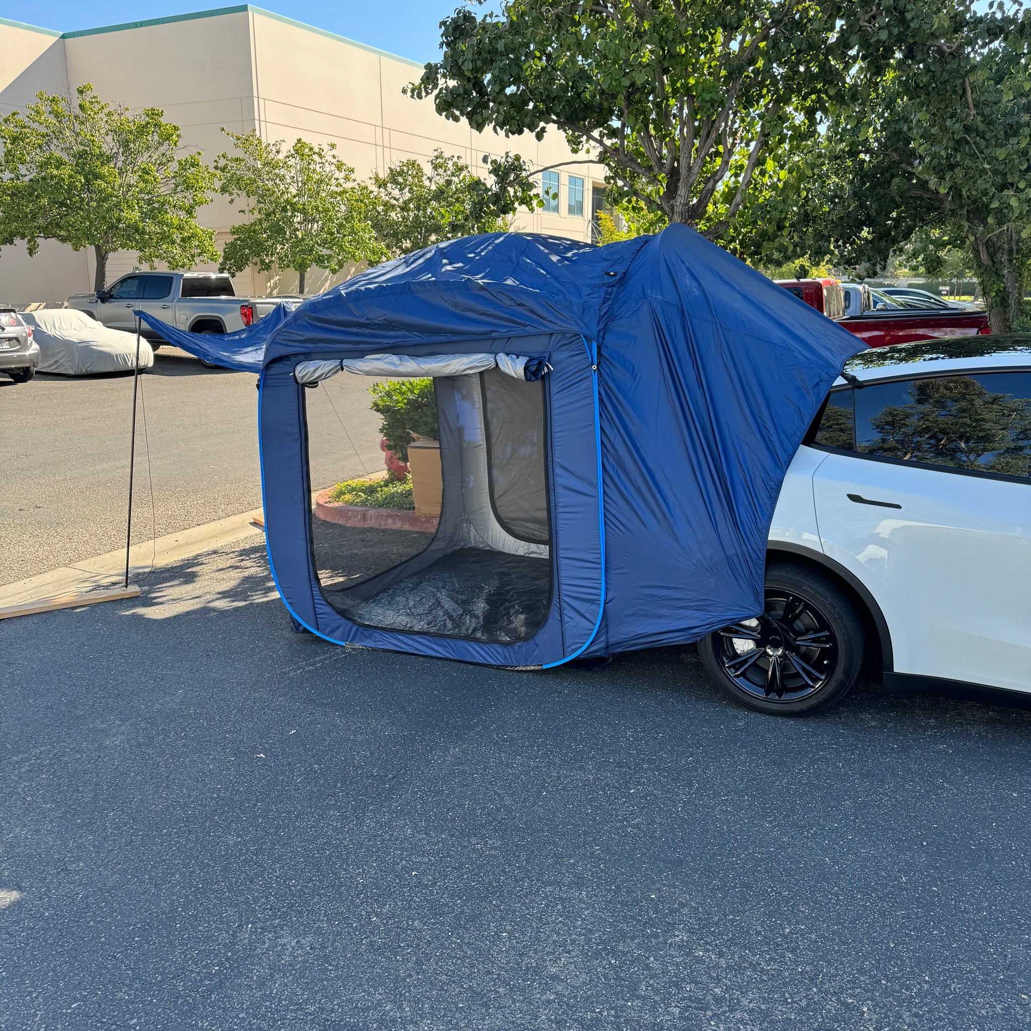 Model S3XY & CT Tesla Camping Tent - Blue – RPM TESLA Aftermarket ...