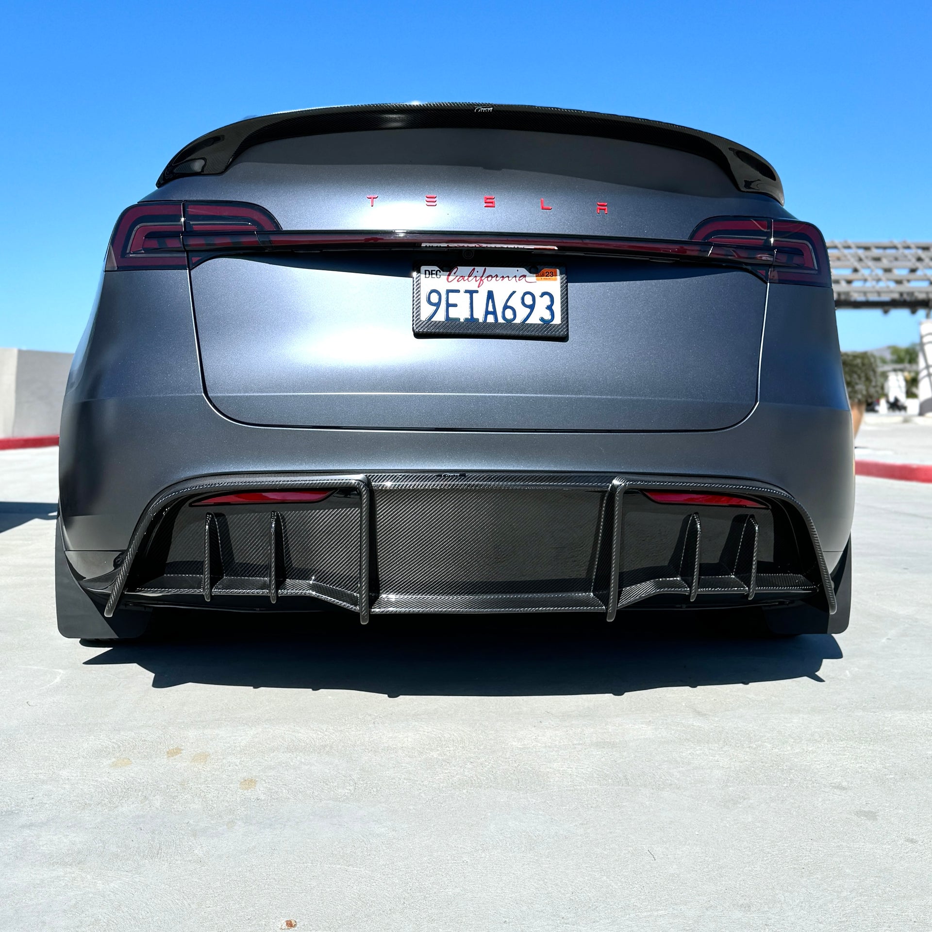 2020-2025 | Model Y Colossal Rear Replacement Diffuser - Real Dry Mold ...