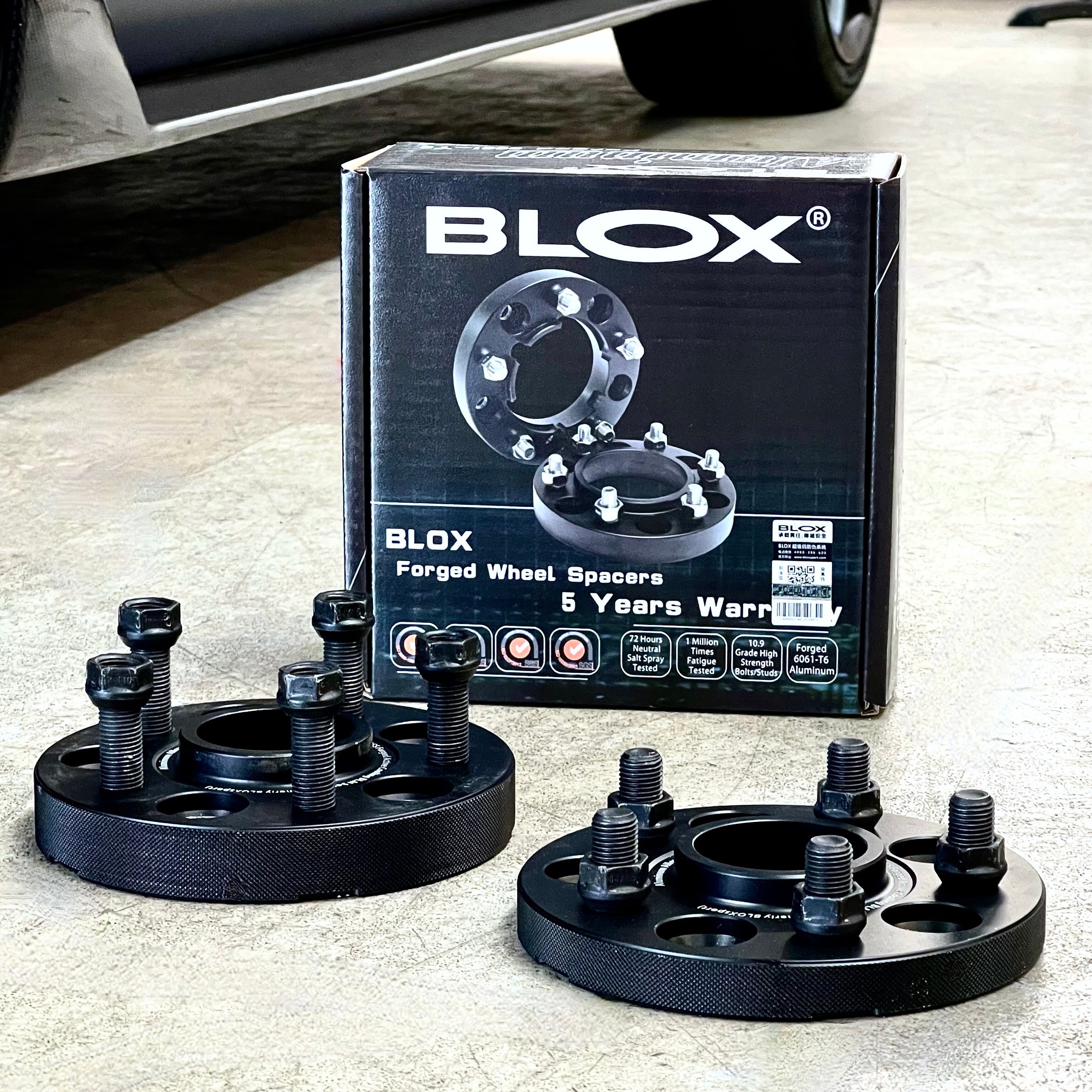 Model S & X BLOX Aluminum Forged Wheel Spacers (1 Pair) – RPM TESLA ...