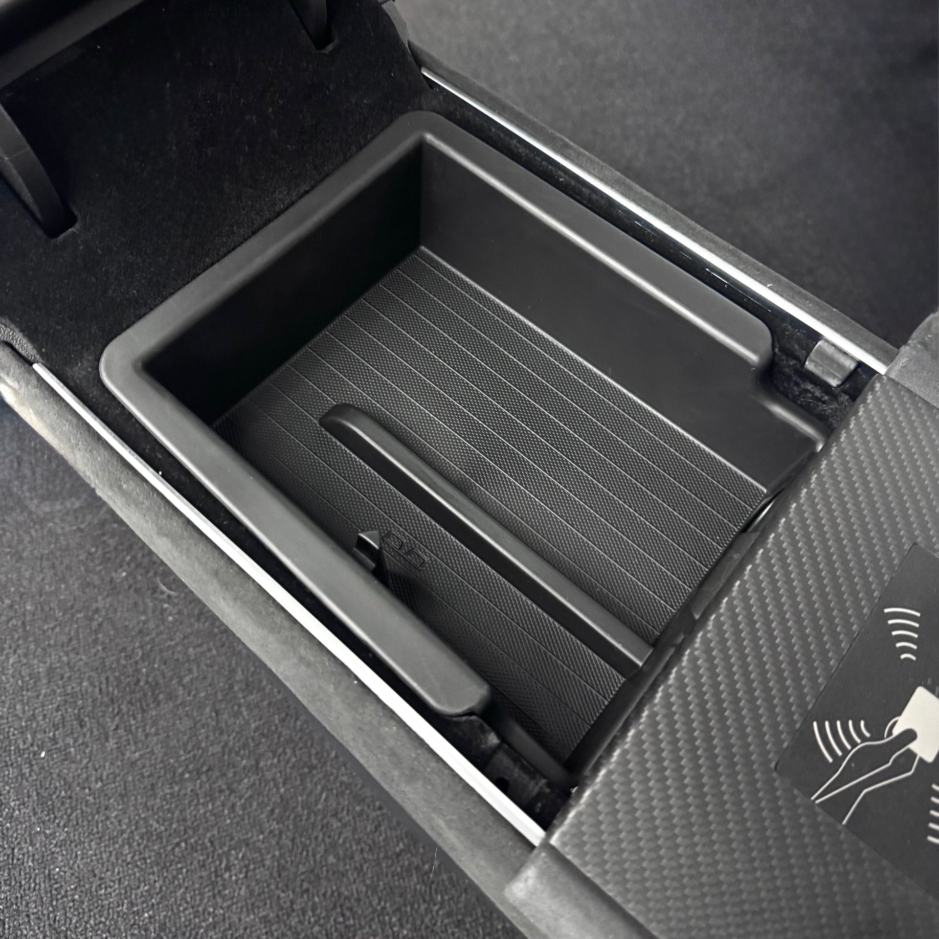 Model 3 & Y Lined Center Console Sliding Tray (Gen. 2) – RPM TESLA ...