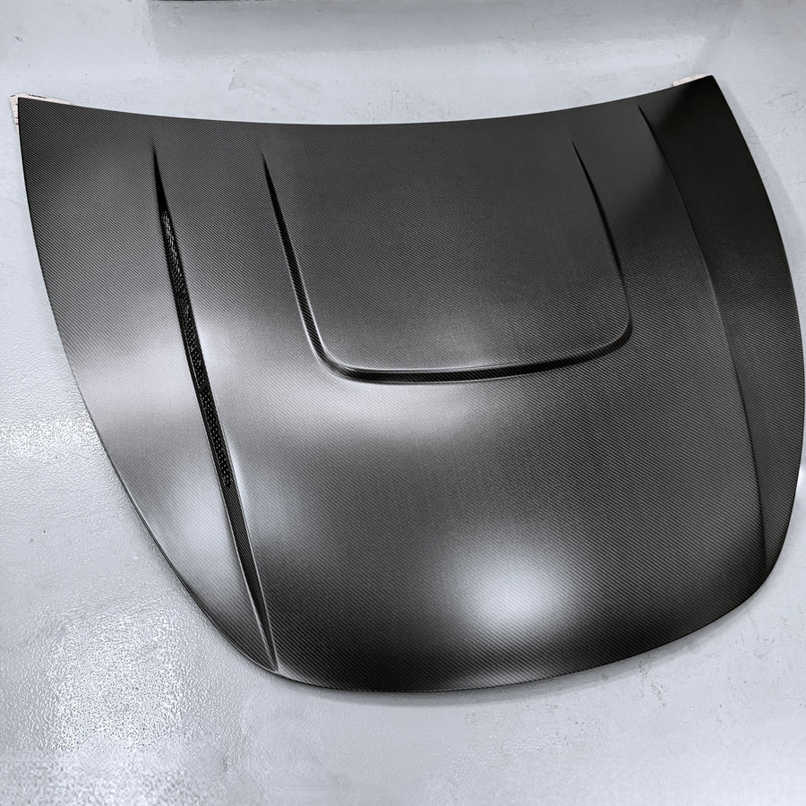 Model Y Viento Formula One Hood - Dual Layer with Xpel Clear Bra- Real ...