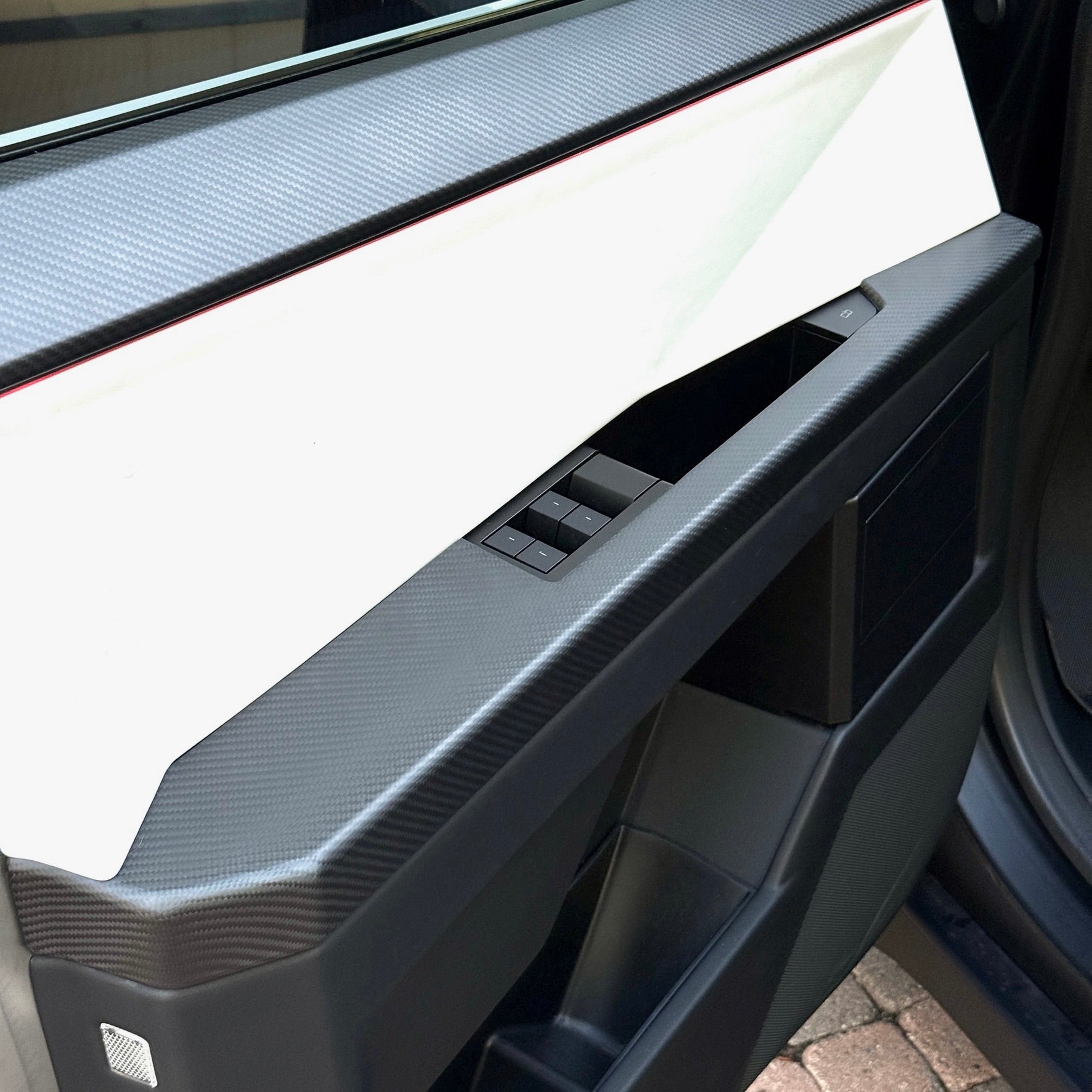 Cybertruck Door Panel Overlays – Dry Carbon Fiber (4 Pieces) – RPM ...