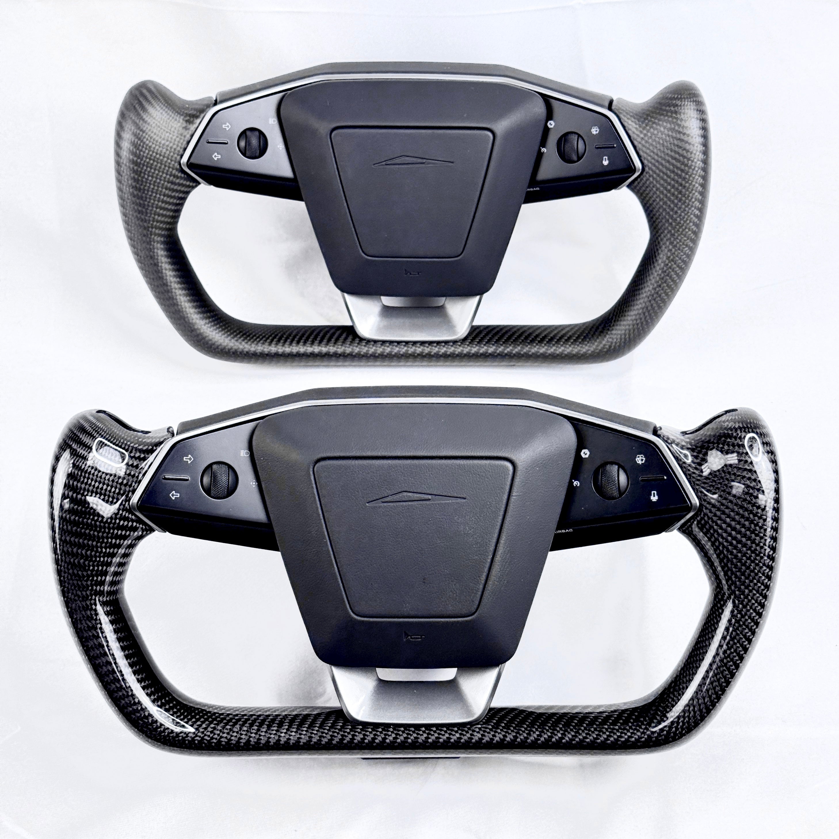 Cybertruck Yoke Steering Wheel - TESLA Factory Original Core, Reshaped ...