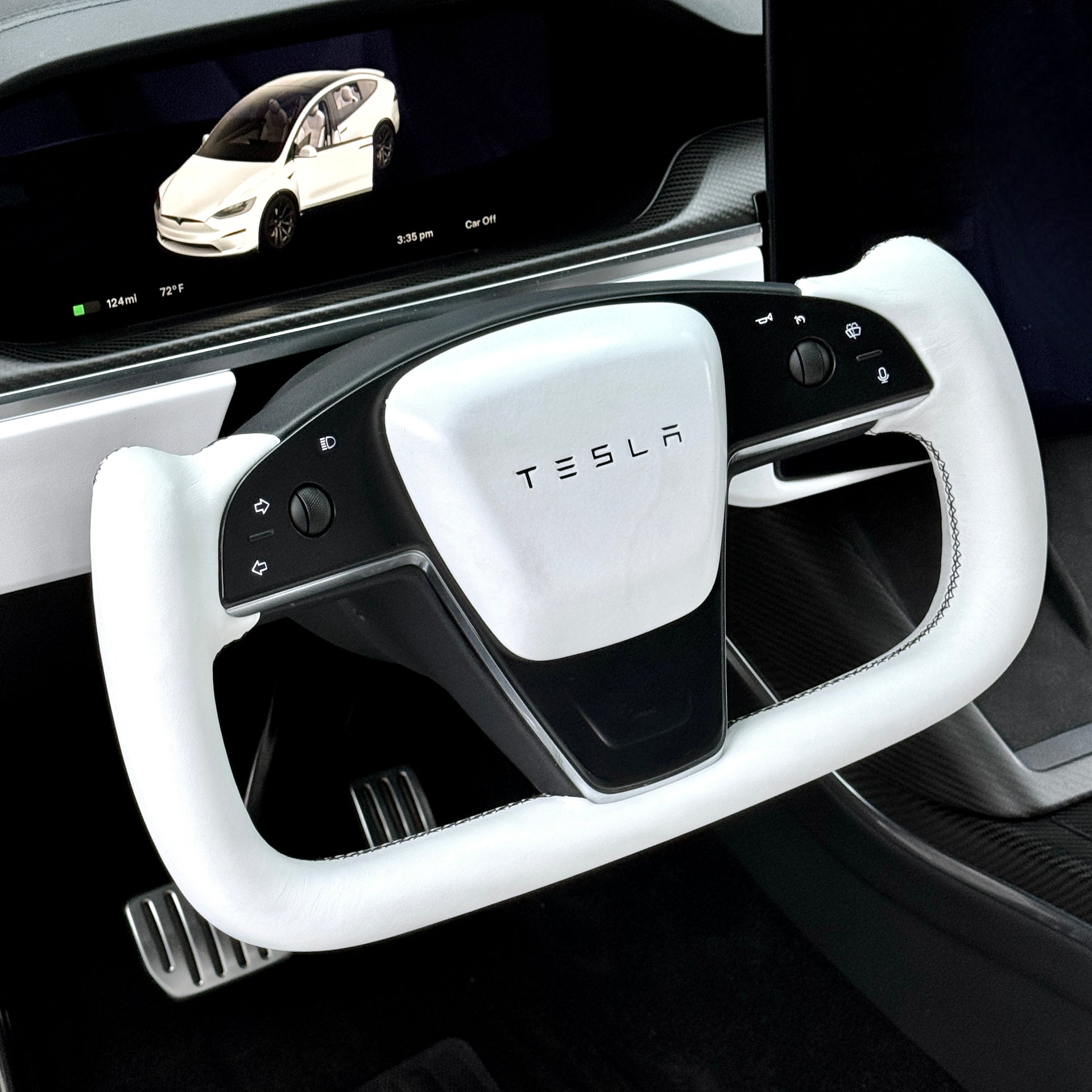 2021-2024 | Model S & X Yoke Steering Wheel Upgrade, TESLA Factory Ori ...