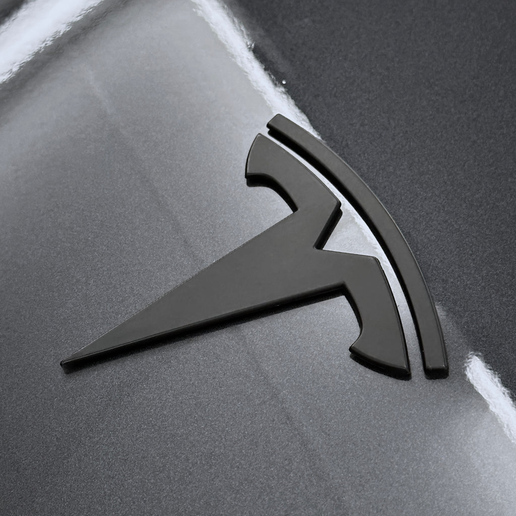 Model 3 Replacement TESLA T Logo Emblems for Hood & Trunk (1 Pair, 4 P ...