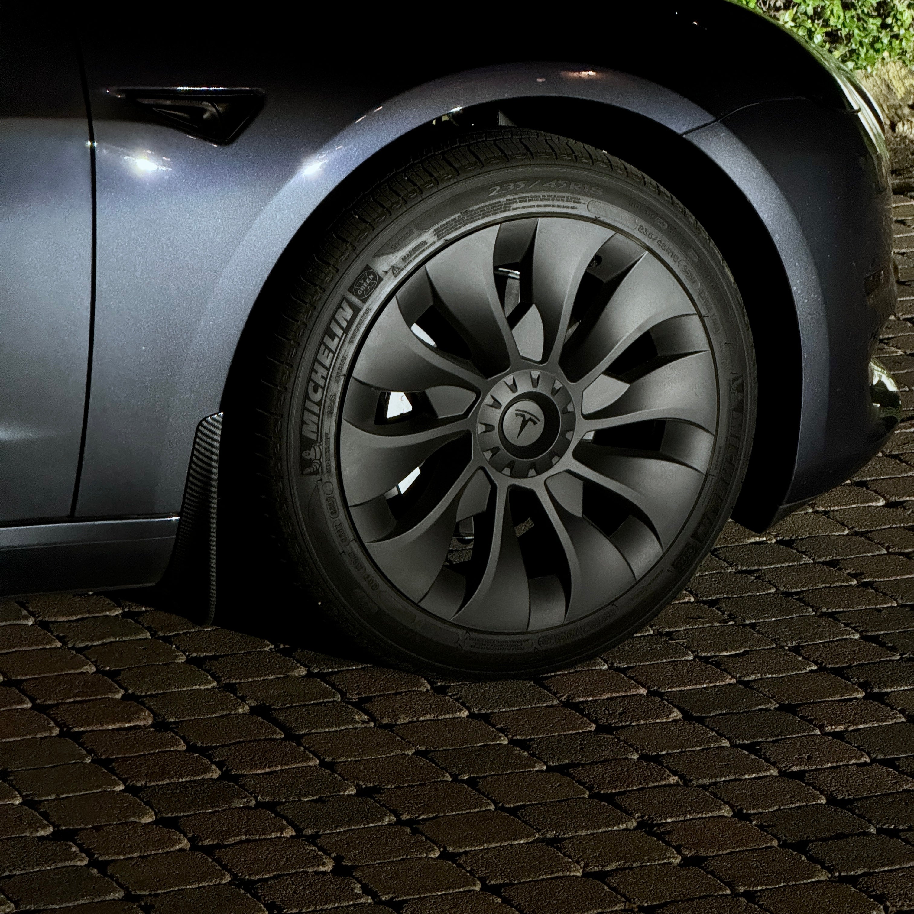 2017-2023 | Model 3 18" Aero Wheel Hub Cap Cover - Turbine Style (Set ...