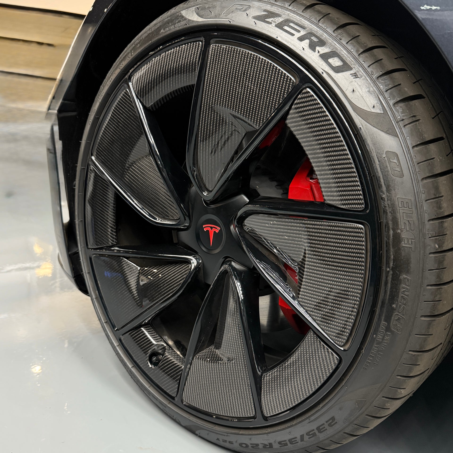 2024+ | Model 3 Performance 20” Warp Wheel Carbon Fiber Outer & Inner ...