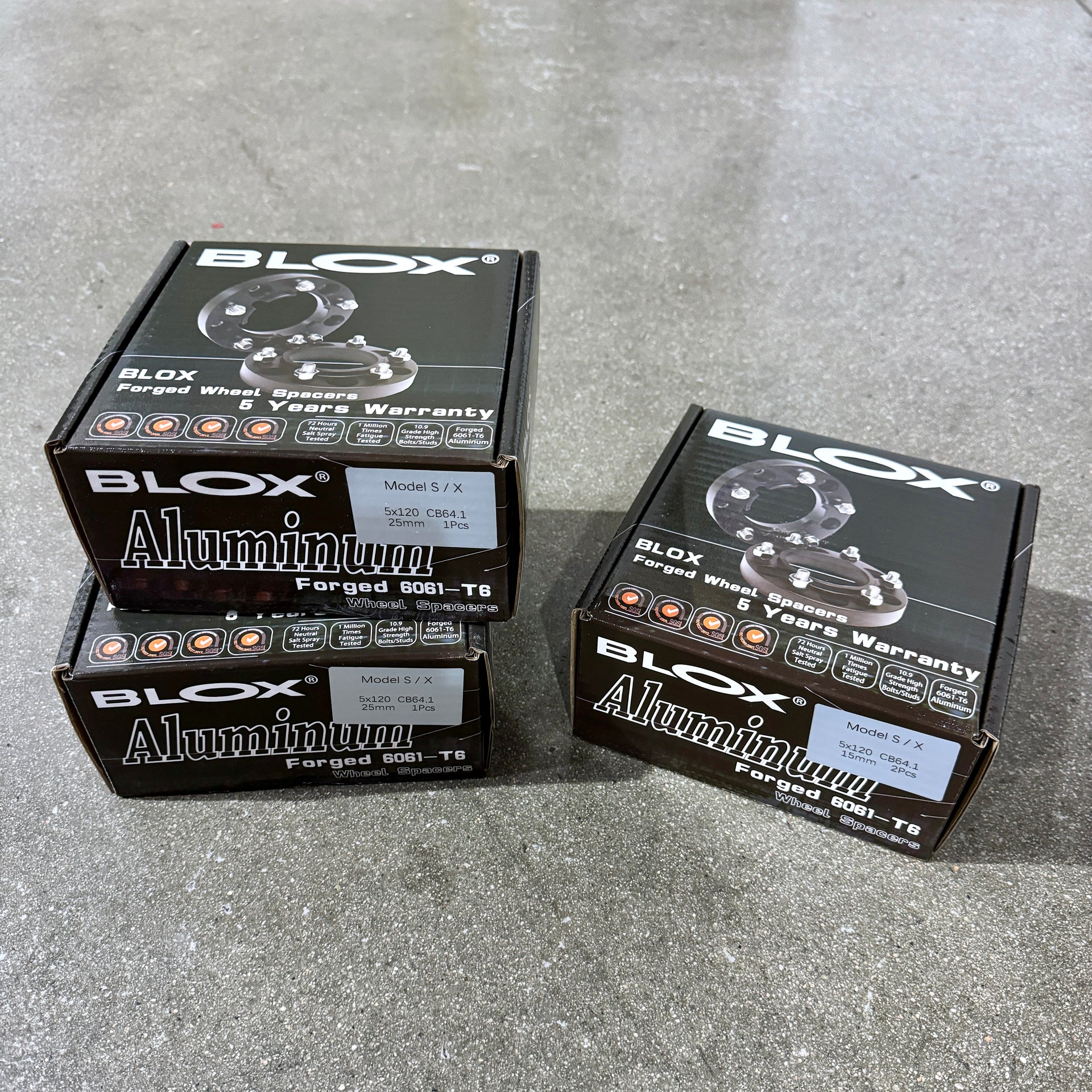 Model S & X BLOX Aluminum Forged Wheel Spacers (1 Pair) – RPM TESLA ...