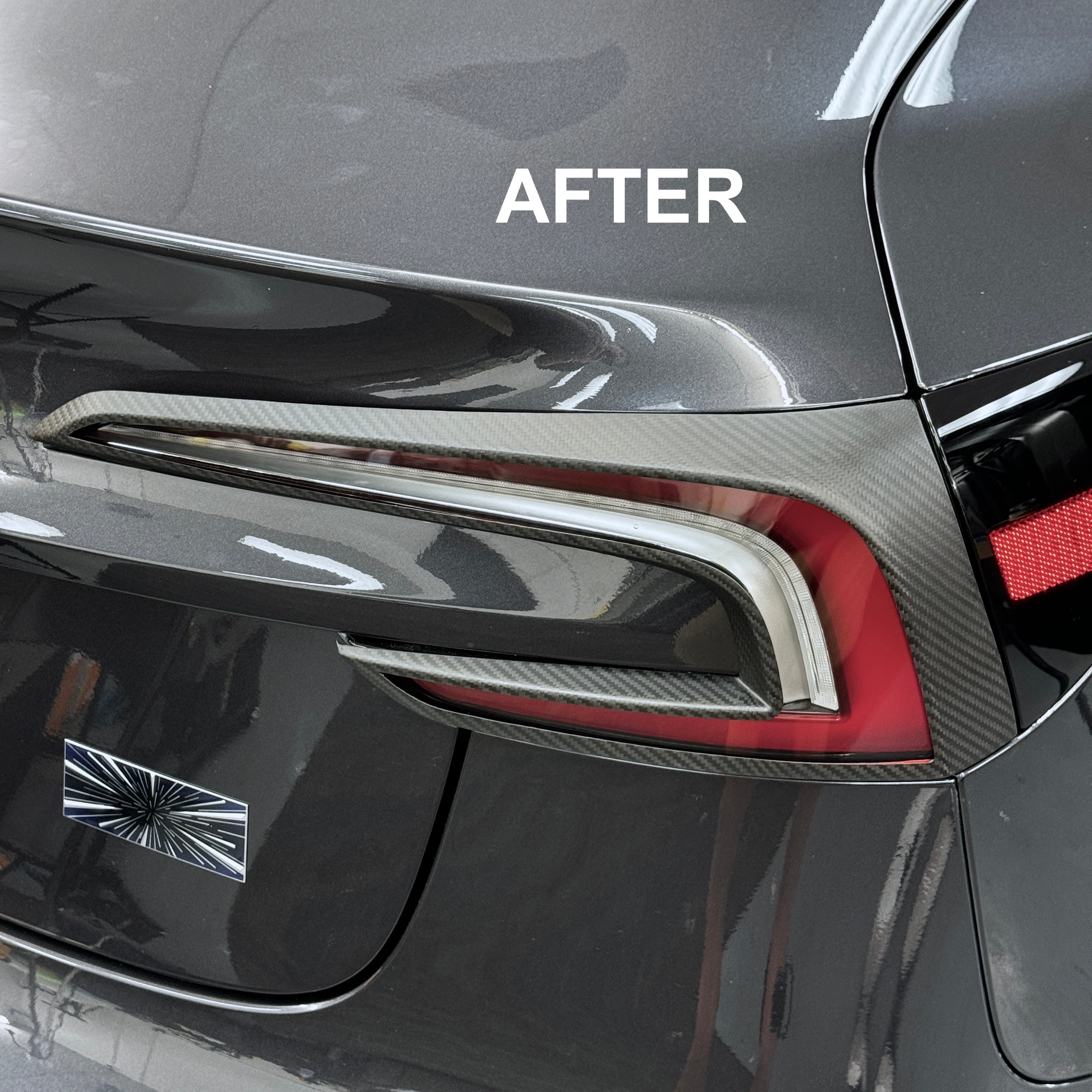 2024+ | Model 3 Highland Refreshed Tail Light Overlay Frames (1 Pair ...