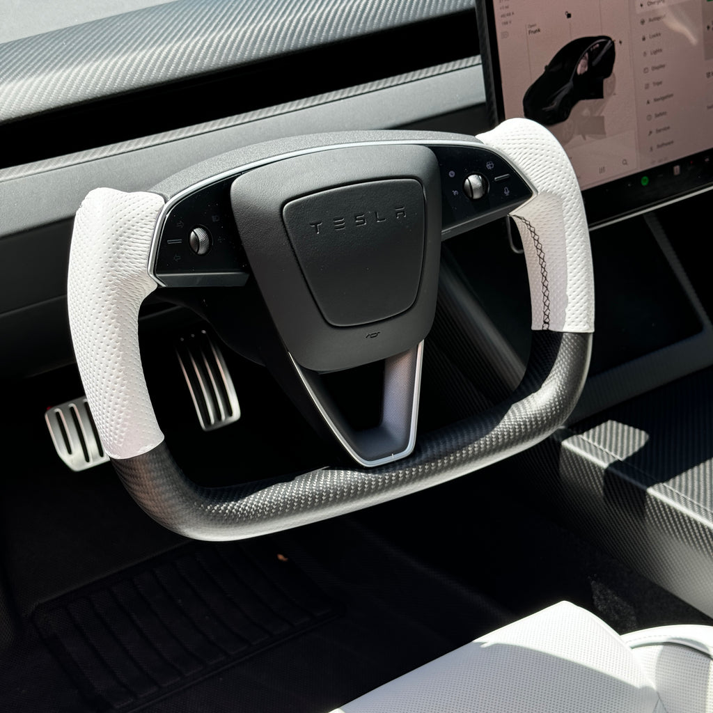 2024+ | Model 3 Yoke Carbon Fiber Heated Steering Wheel Upgrade - Vari ...