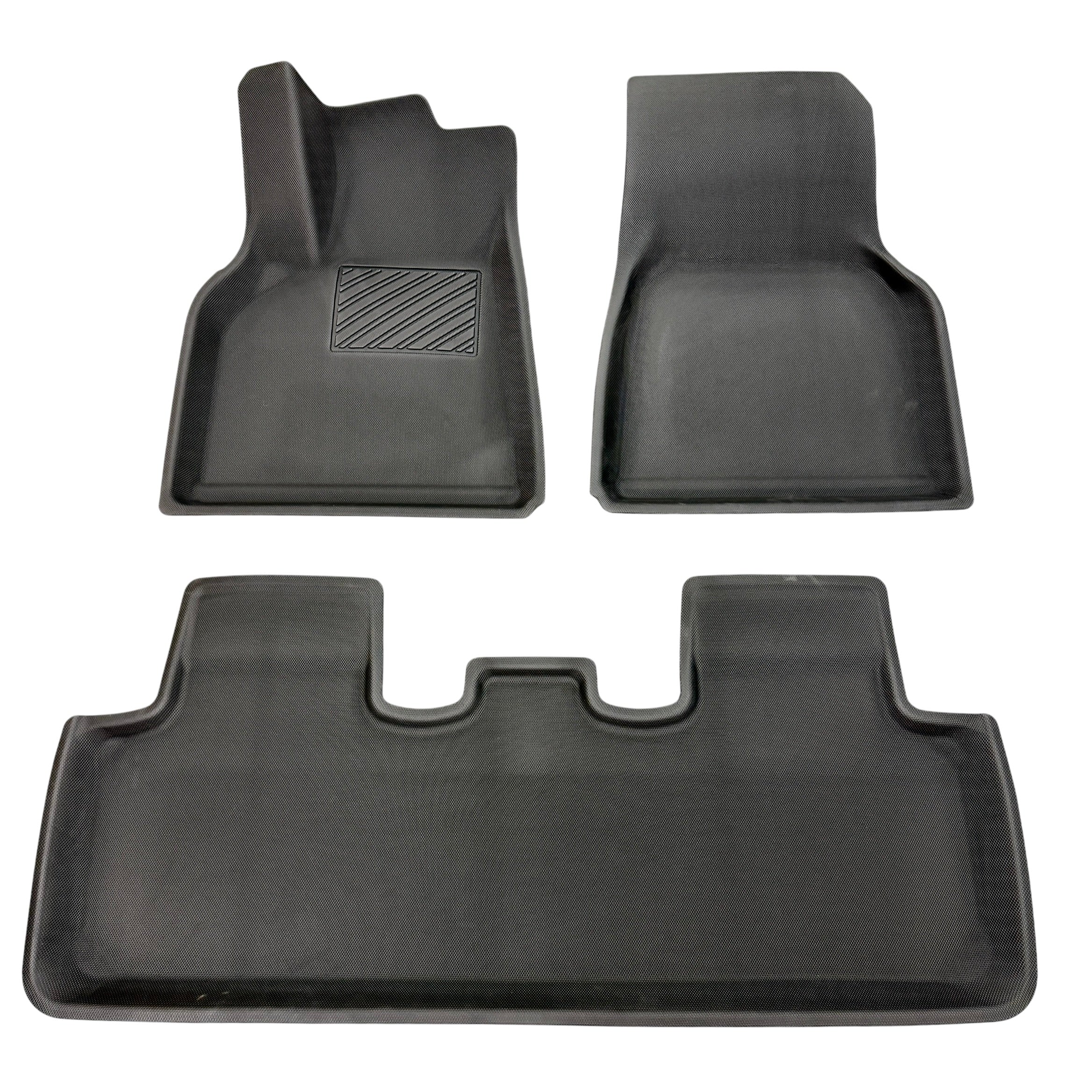 2020+ | Model Y Floor & Cargo Mats All-Weather Design - 3 Layer Constr ...