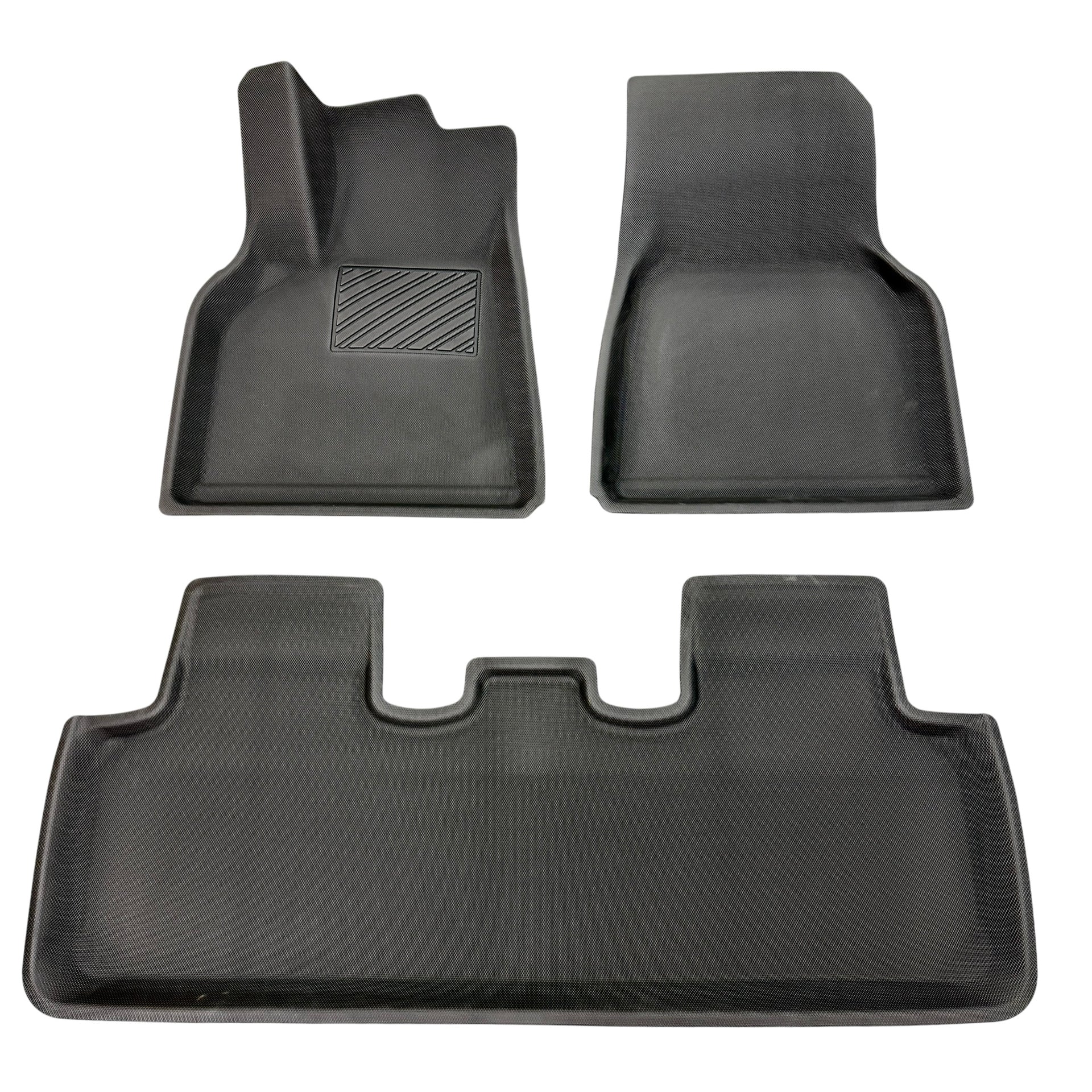 2020+ | Model Y Floor & Cargo Mats All-Weather Design - 3 Layer Constr ...