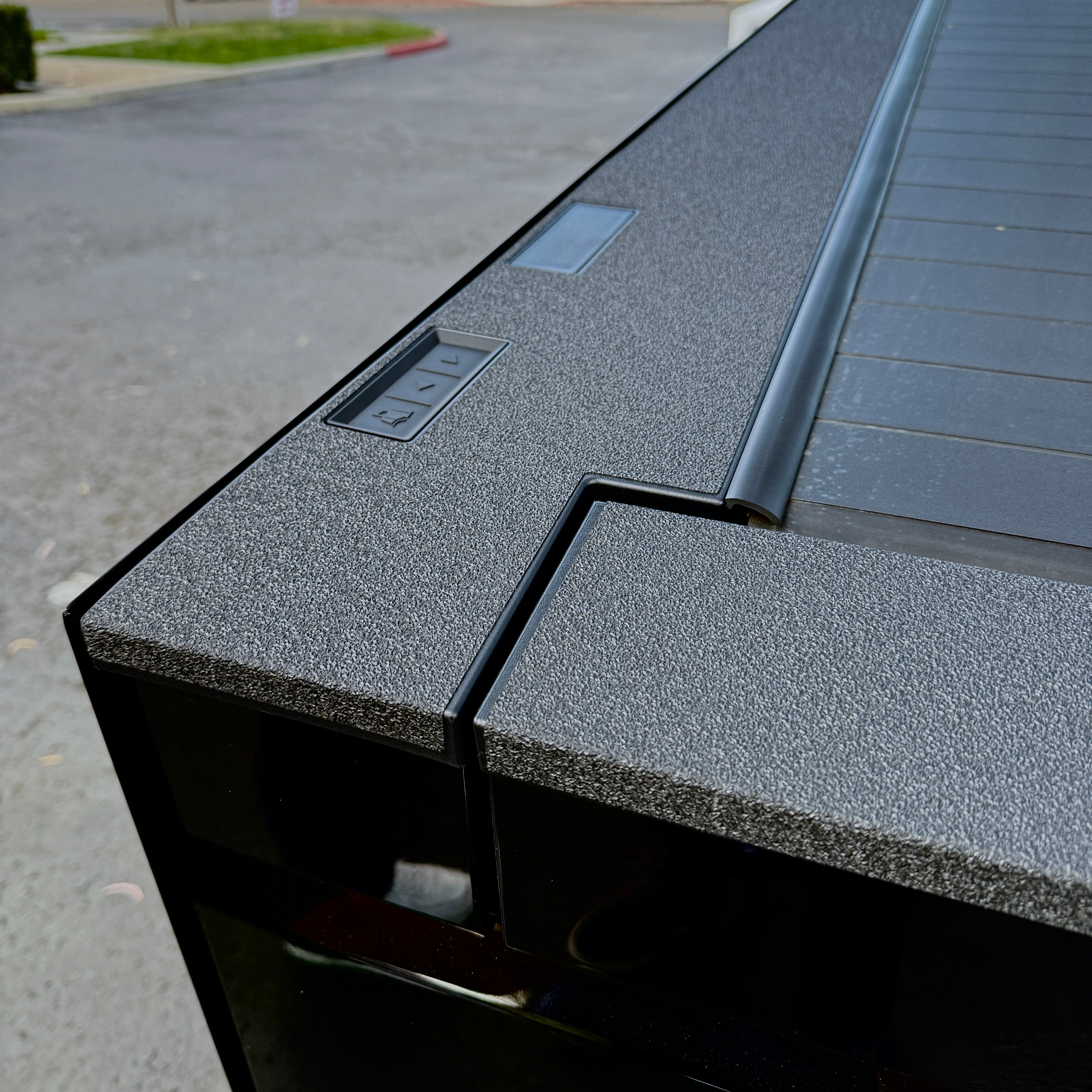 Cybertruck Bed Upper Perimeter Kit Textured Vinyl Armor (8 Pieces) Spr ...