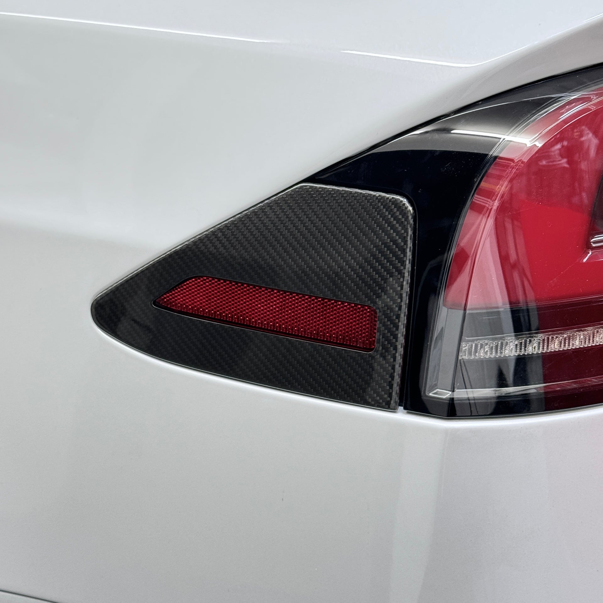 2023+ | Model X Charging Port Overlay (1 Pair) - Real Dry Molded Carbo ...
