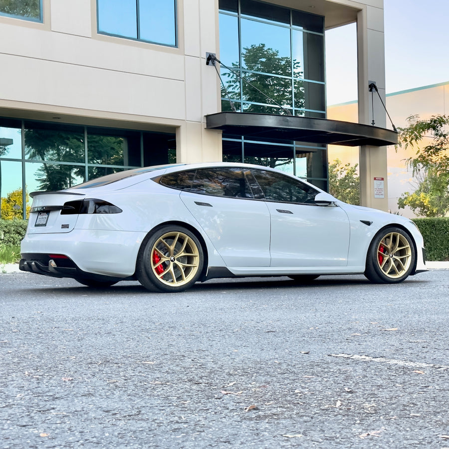 2022+ | Model S Viento Full Body Kit - Real Molded Carbon Fiber (4 Pie ...