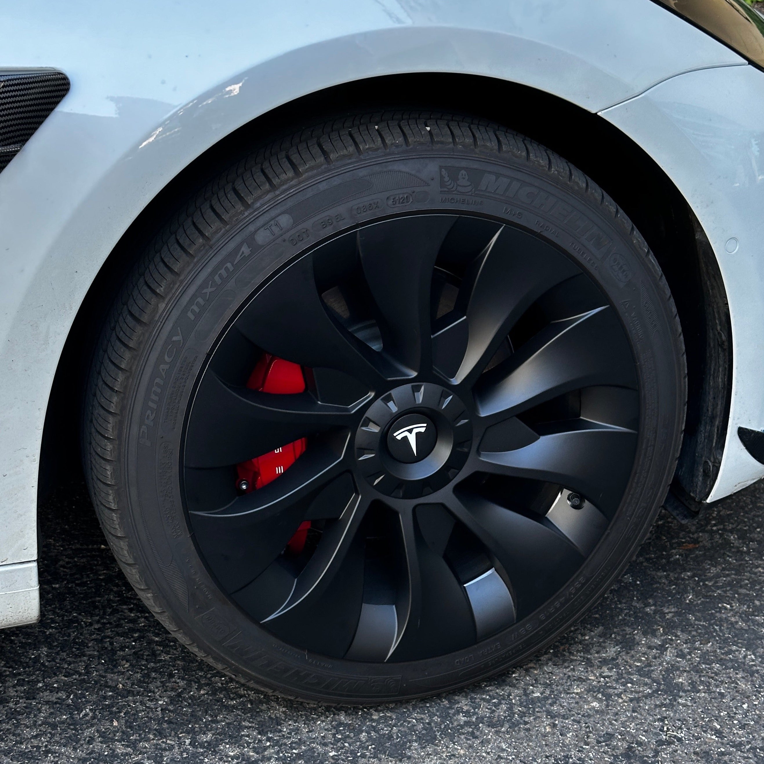 2017-2023 | Model 3 18" Aero Wheel Hub Cap Cover - Turbine Style (Set ...