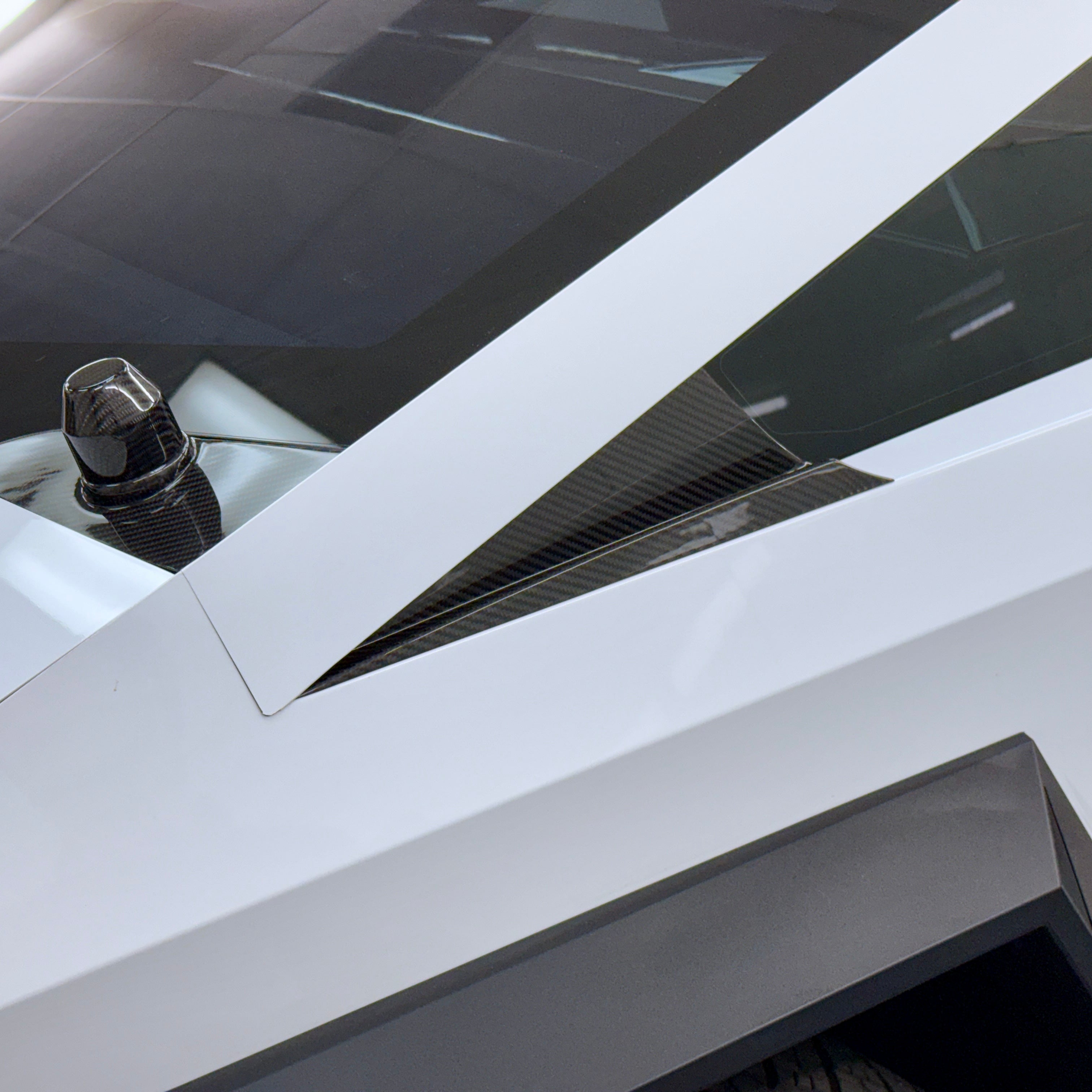 Cybertruck Front Corner Window Overlays - Real Carbon Fiber – RPM TESLA ...
